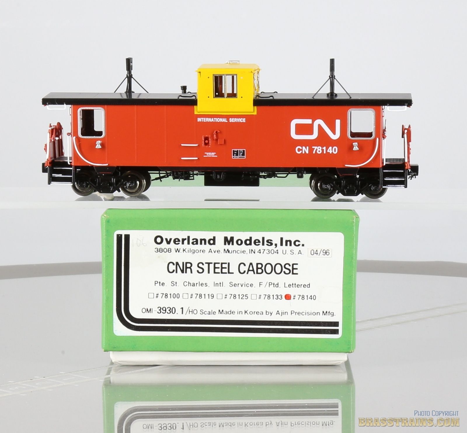 HO Brass Model Train - Overland 3930.1 CNR CN Canadian National Steel ...