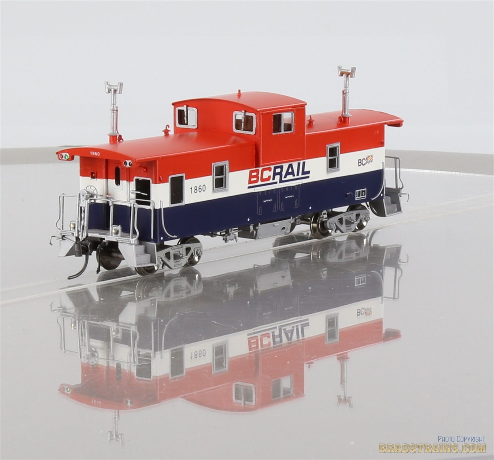 HO Scale Brass Model Train - OMI Overland 3862 (Custom Painted as 3862. ...
