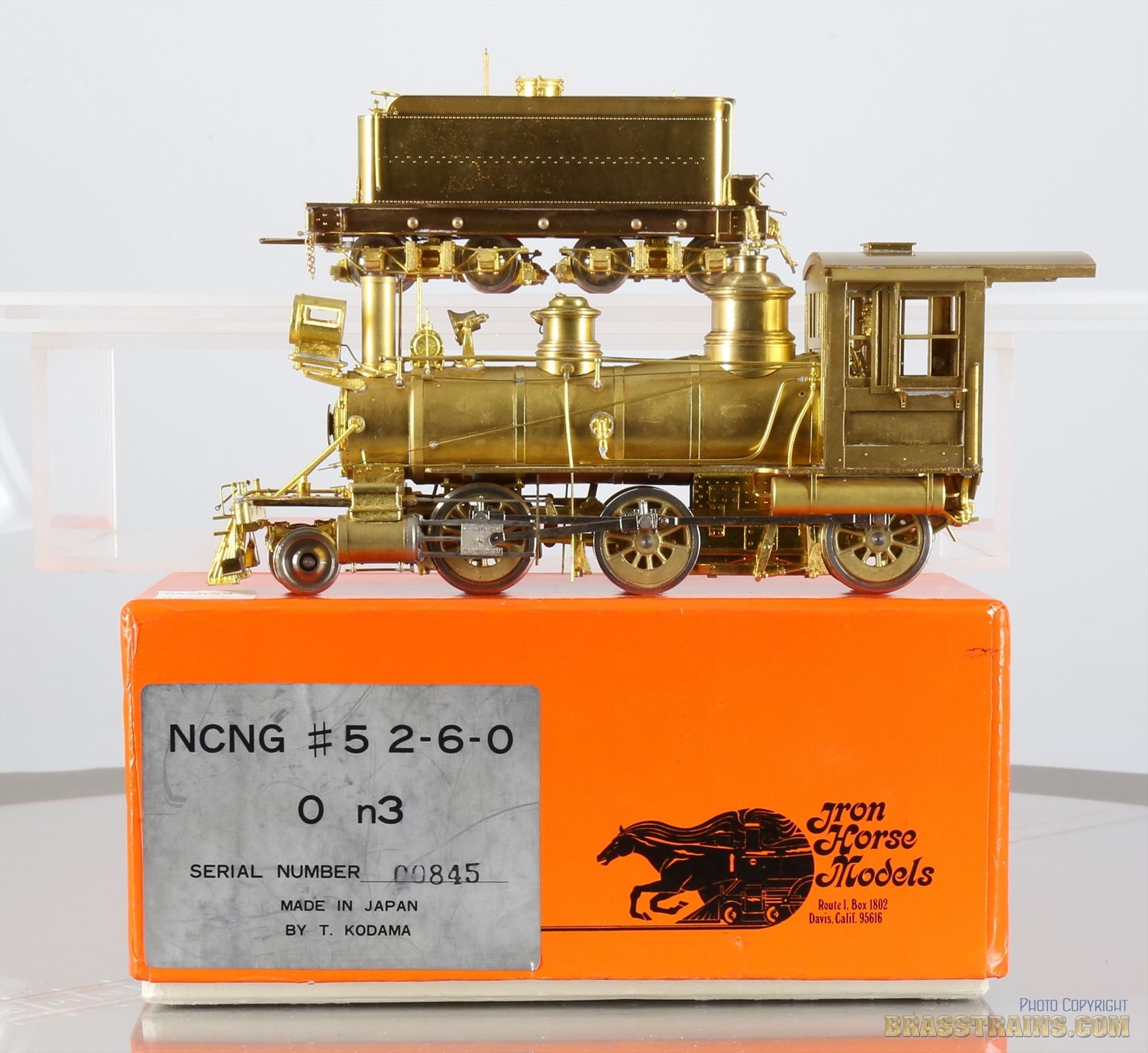 On3 Scale Brass Model Steam Locomotive - Precision Scale PSC NCNG ...