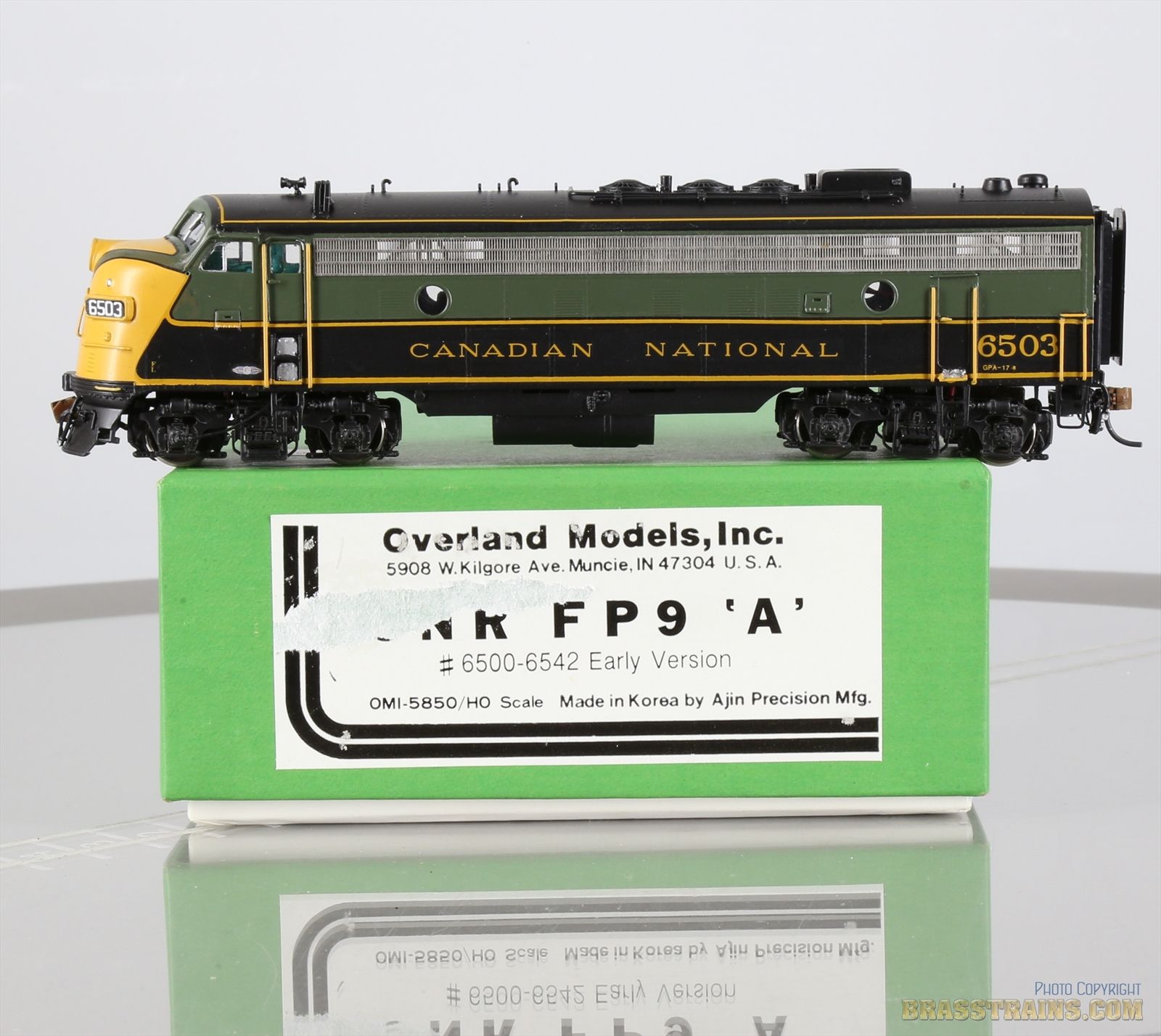 HO Scale Brass - OMI 5850 Overland CN CNR Canadian National FP9 FP9A ...