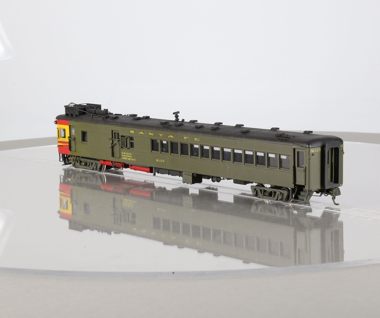 HO Scale Brass Model Train - HM Hallmark AT&SF Santa Fe Gas Electric ...