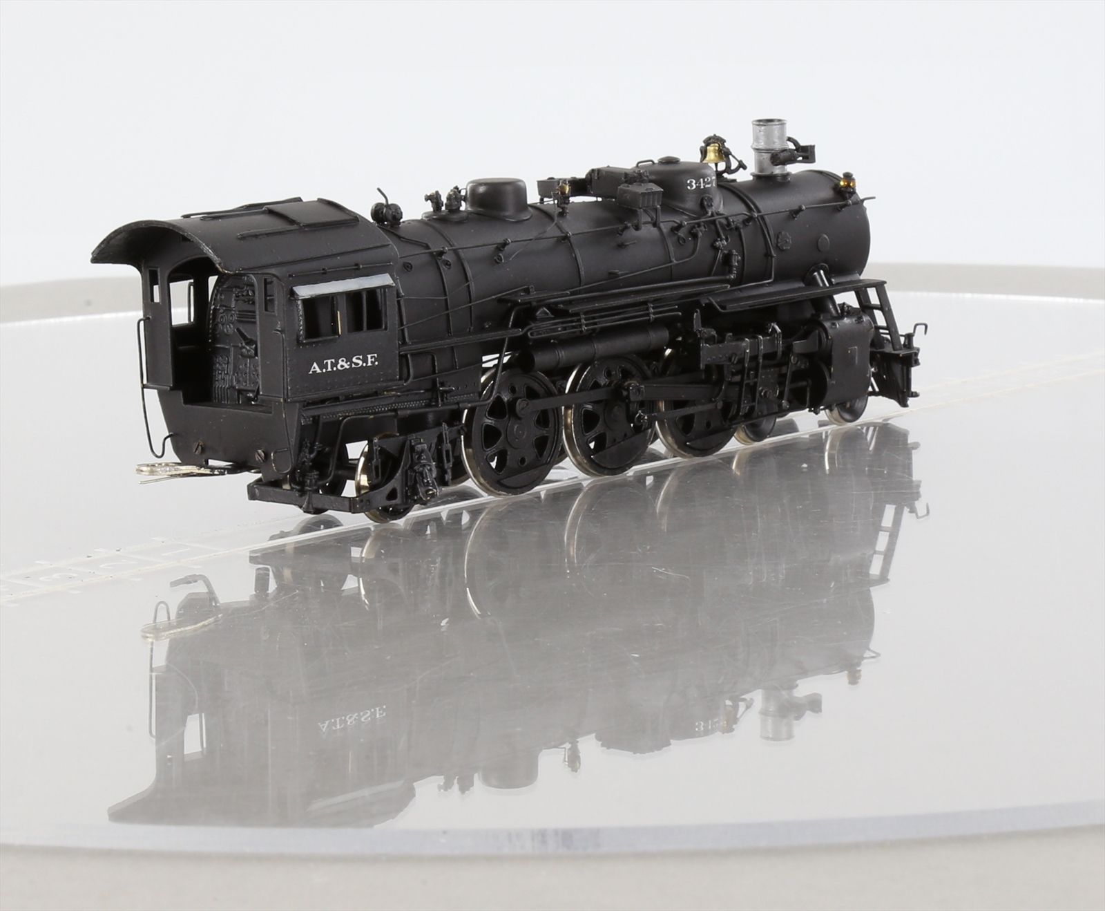 HO Brass Model Train - Key Imports AT&SF Santa Fe 3400 Box Poks 4-6-2 ...