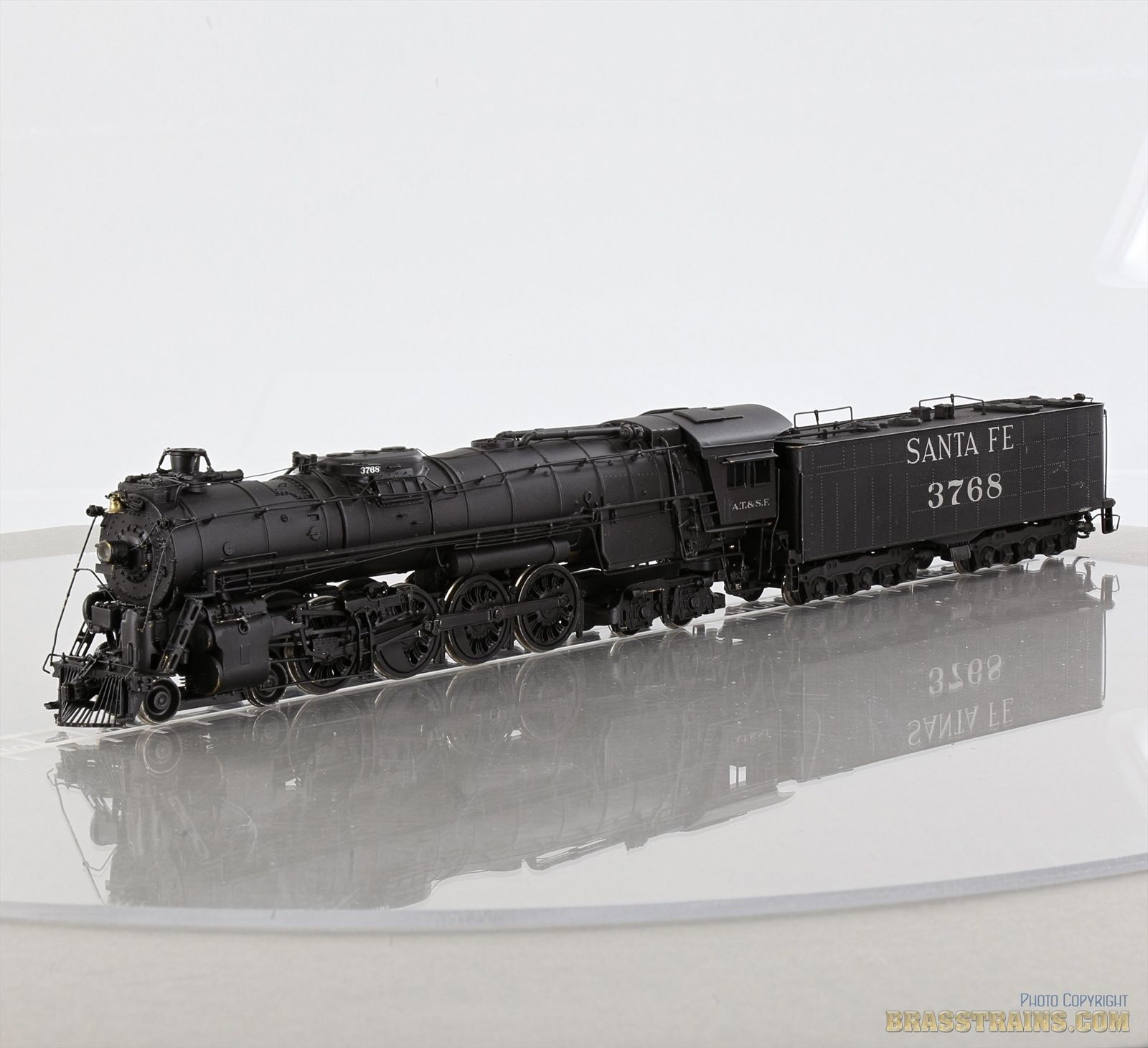 HO Brass Key Imports ATSF Santa Fe 4-8-4 3765 Class Northern Steam ...