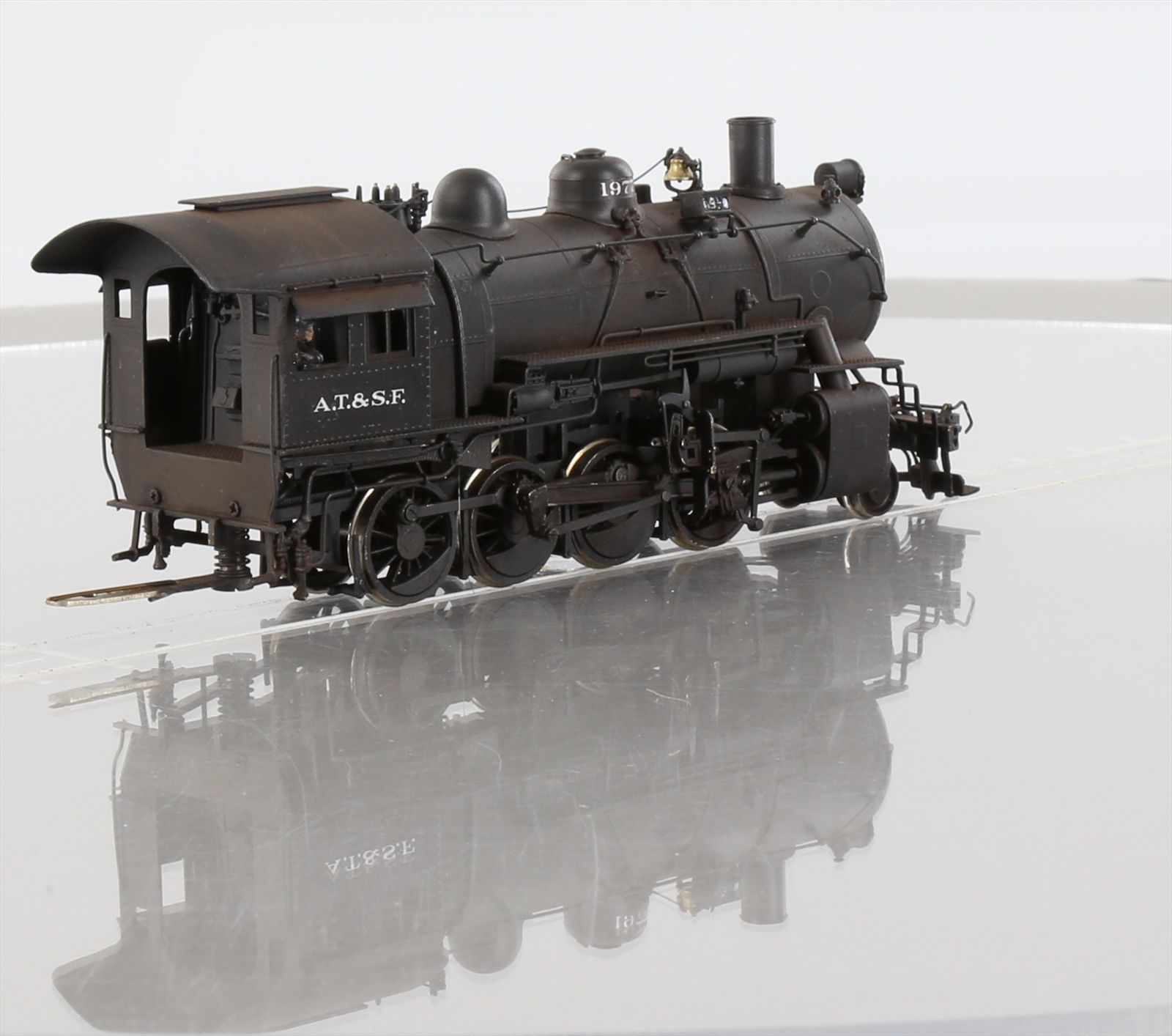 HO Scale Brass Model Steam Locomotive - Sunset Models ATSF Santa Fe ...
