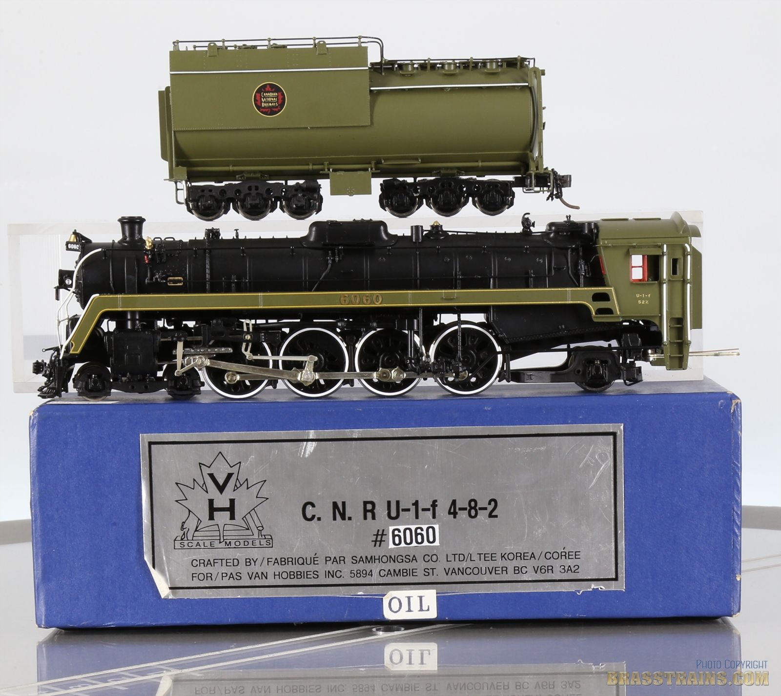HO Scale Brass Model Train - PFM VH Van Hobbies CNR CN Canadian ...