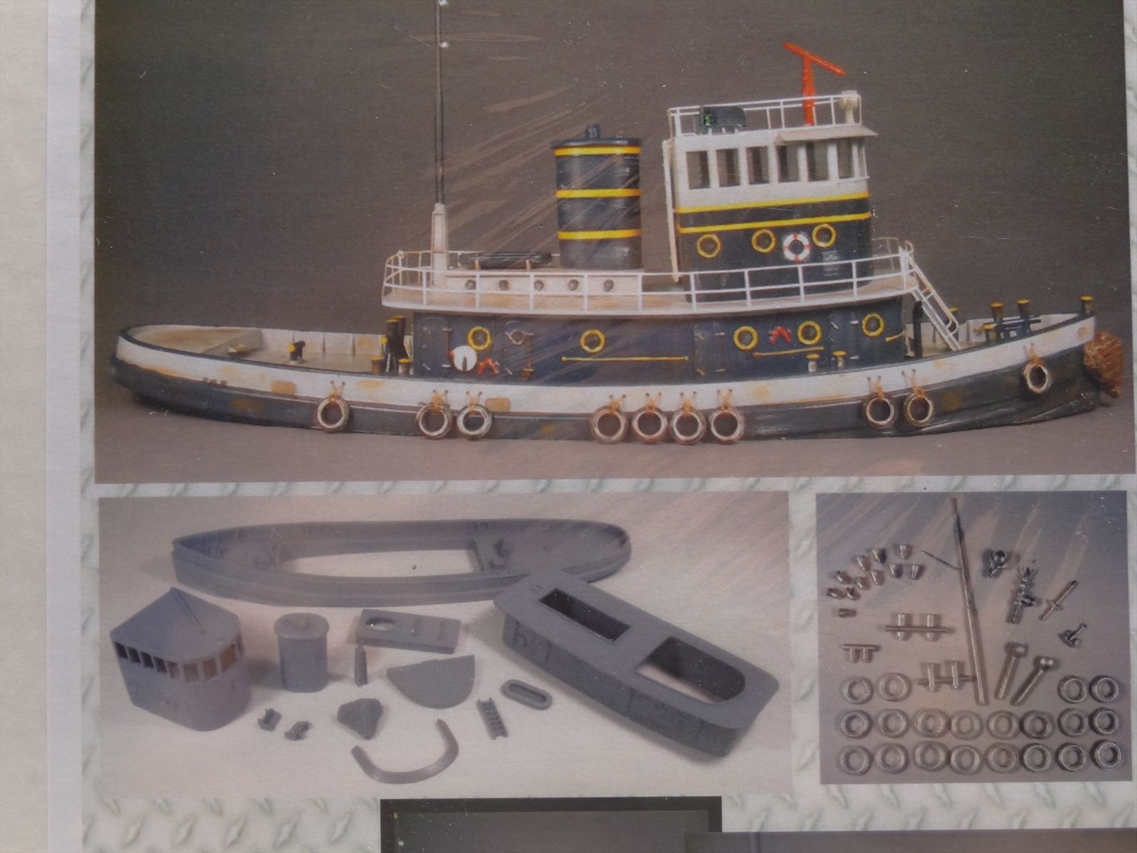 HO Scale Resin Model Boat - Frenchman River Model Works #211 92' Diesel ...