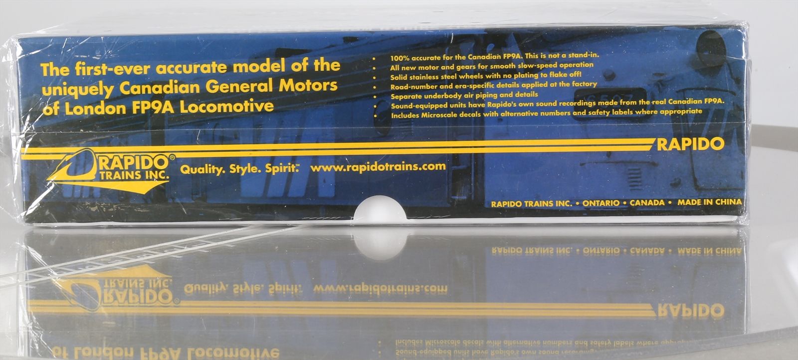 HO Scale Plastic Model Train - Rapido True North Locomotives 220025A ...