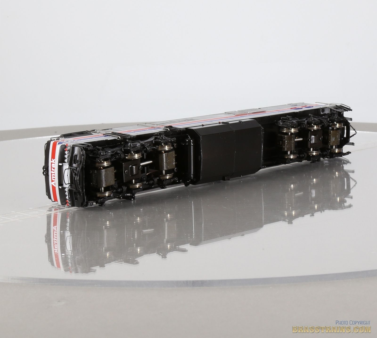 HO Scale Brass Model Train - Overland OMI 5898.1 Amtrak GE P30CH #712 ...