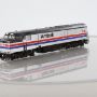 HO Scale Brass Model Train - Overland OMI 5898.1 Amtrak GE P30CH #712 ...