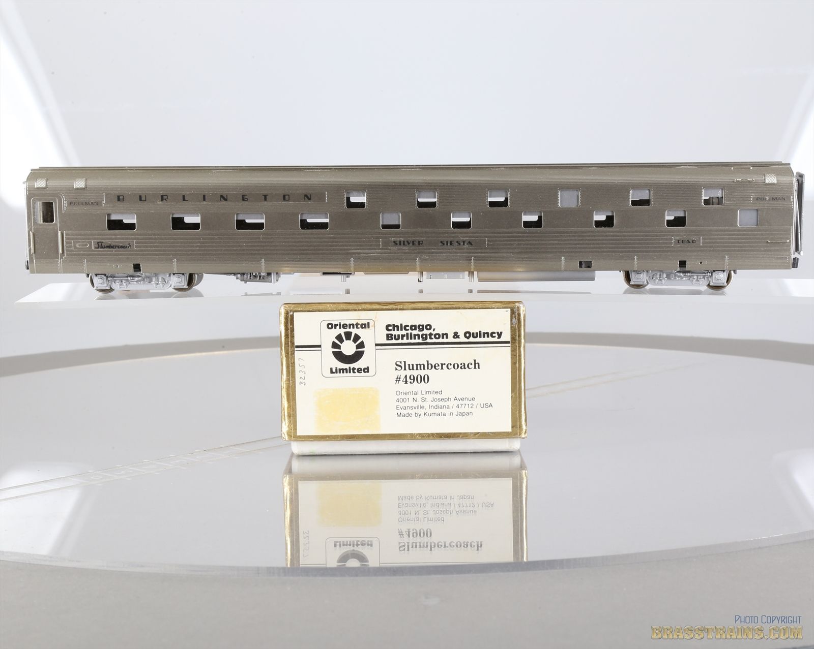 HO Scale Brass Model Train - Oriental Limited 4900 CB&Q Chicago ...