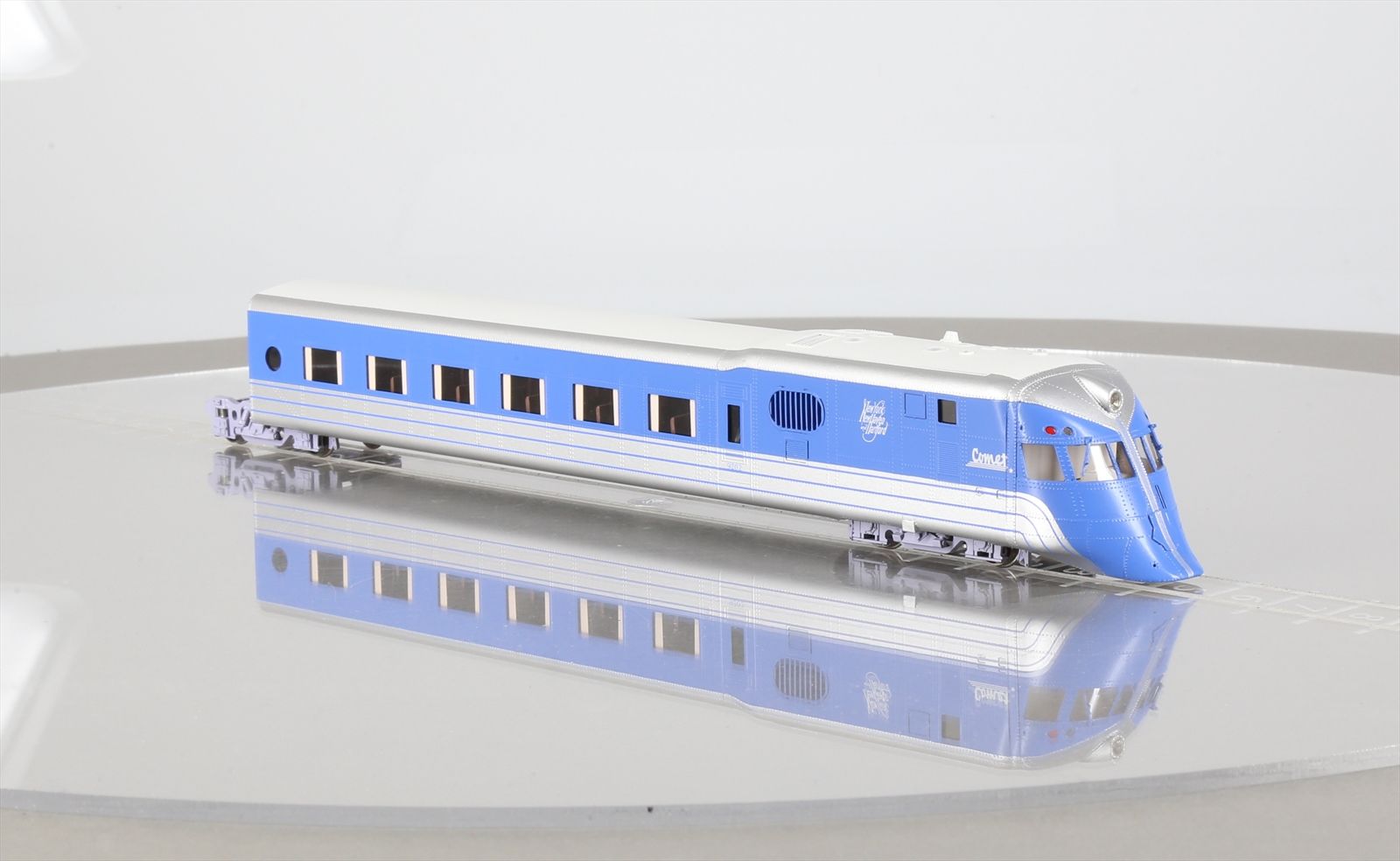 HO Brass Model Train - Railworks NH New Haven Comet 3-Unit Passenger ...