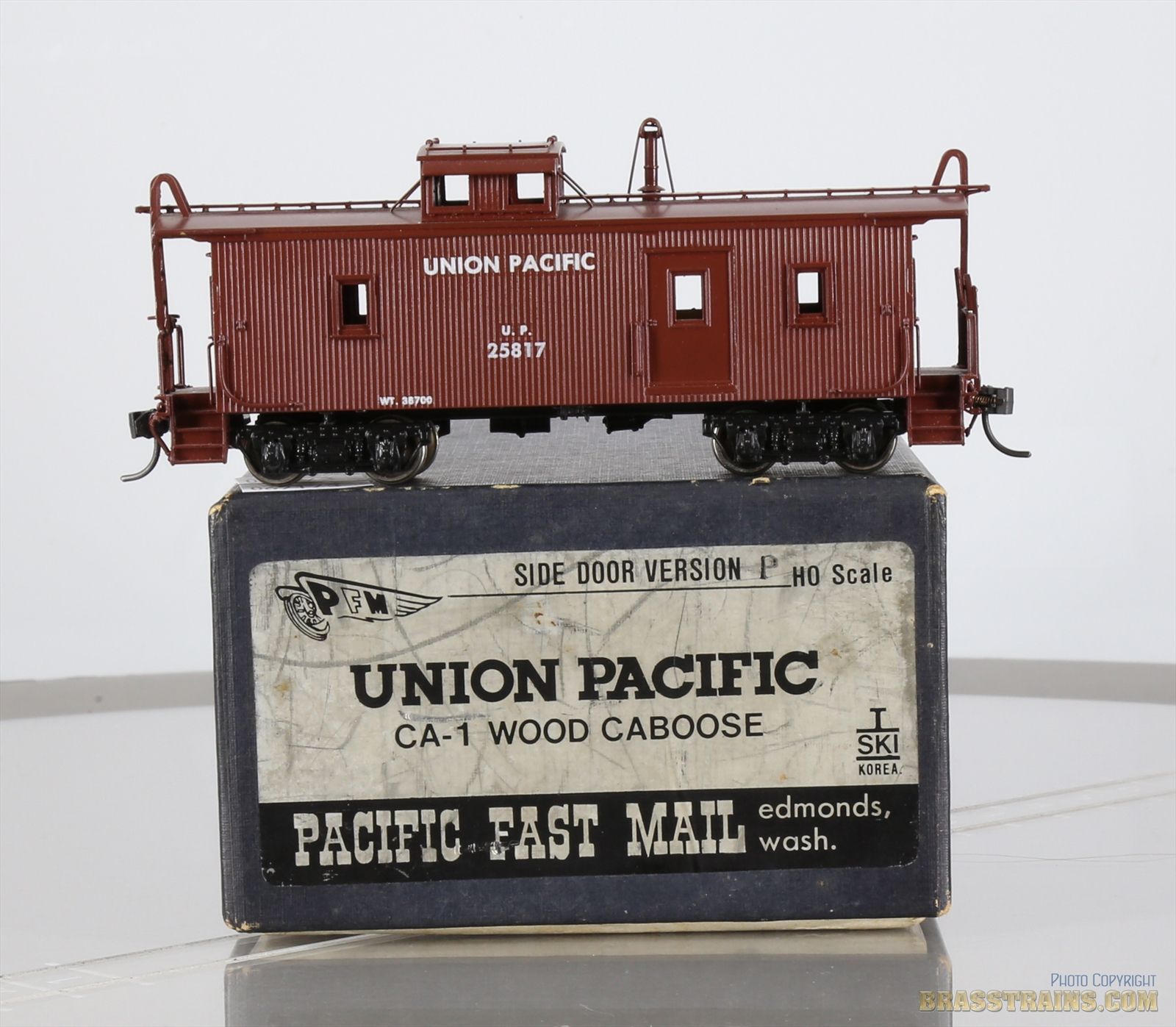 HO Scale Brass Model Train - PFM SKI - UP Union Pacific CA-1 Wood ...