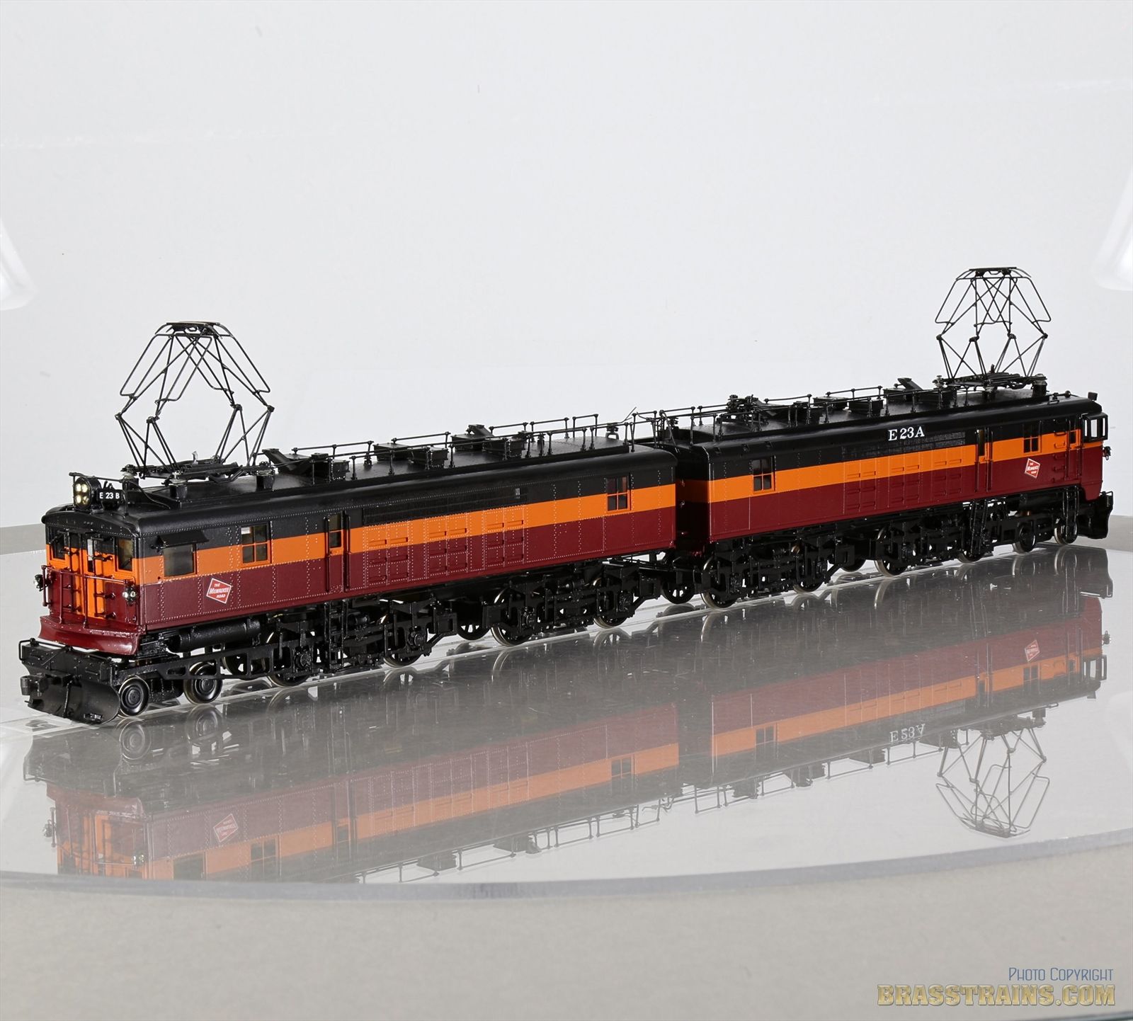 HO Scale Brass Model Train - OMI 6308 Milwaukee EP-1 Electric E23A ...