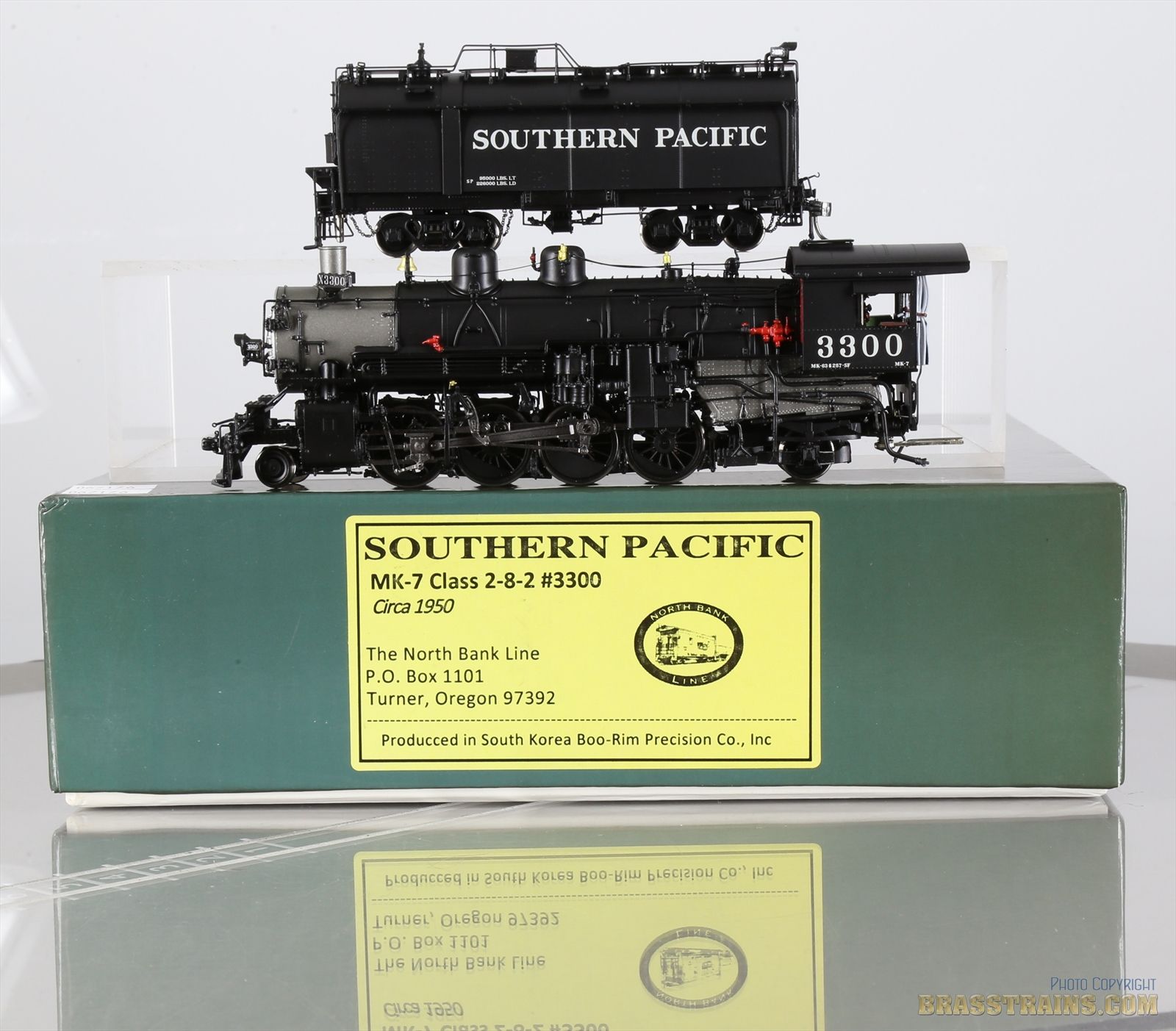 HO Scale Brass Model Train - NBL North Bank Line SP Southern Pacific 2 ...