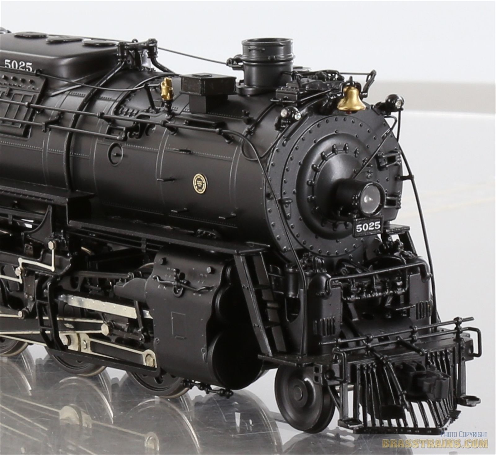 HO Scale Brass Model Train - Hallmark HM Super Crown ATSF Santa Fe 2-10 ...