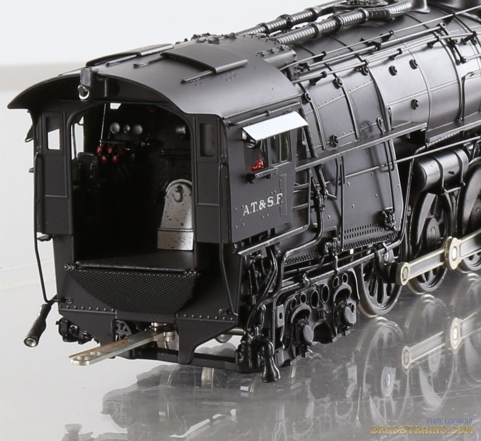 HO Scale Brass Model Train - Hallmark HM Super Crown ATSF Santa Fe 2-10 ...