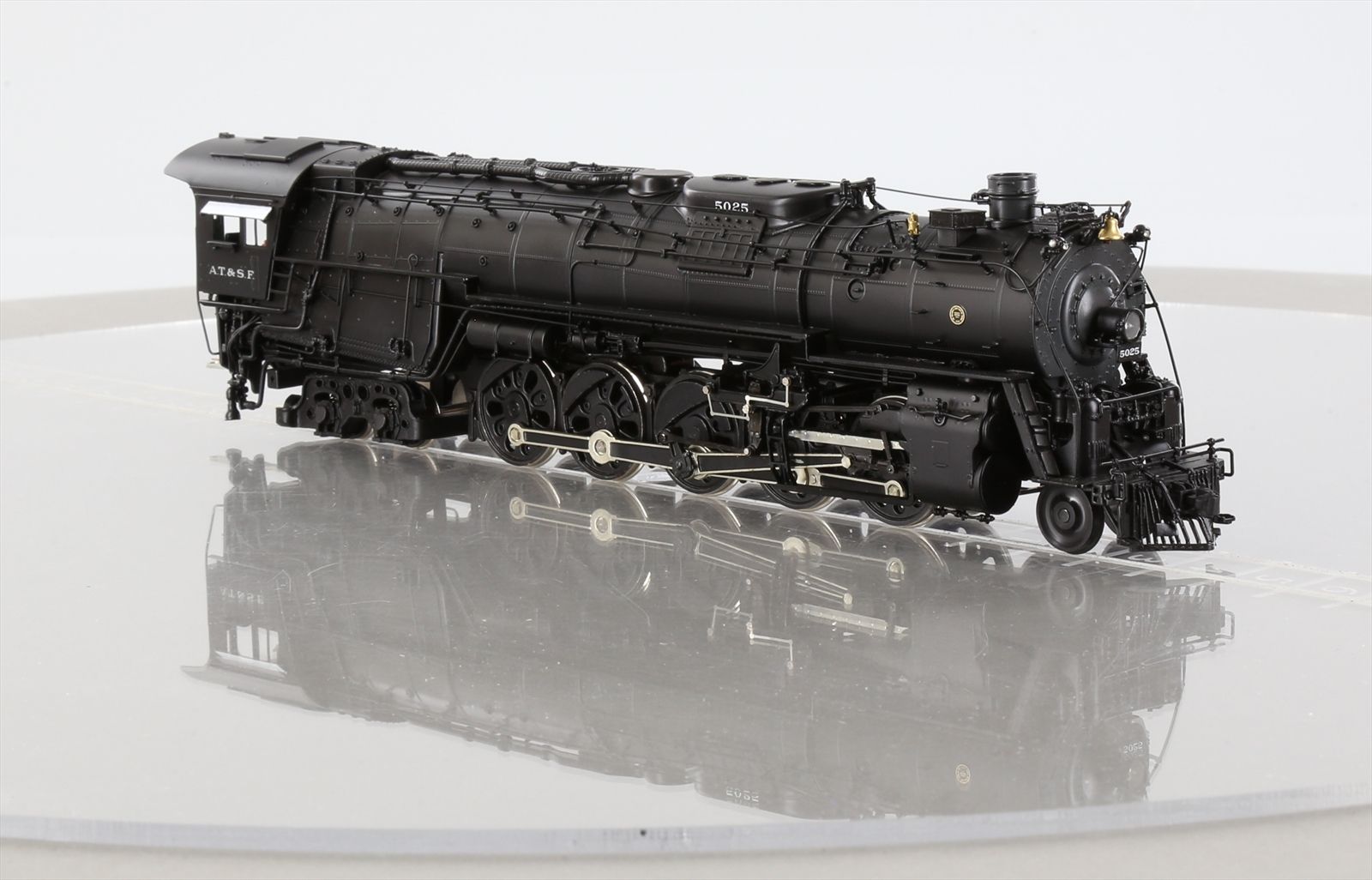 HO Scale Brass Model Train - Hallmark HM Super Crown ATSF Santa Fe 2-10 ...
