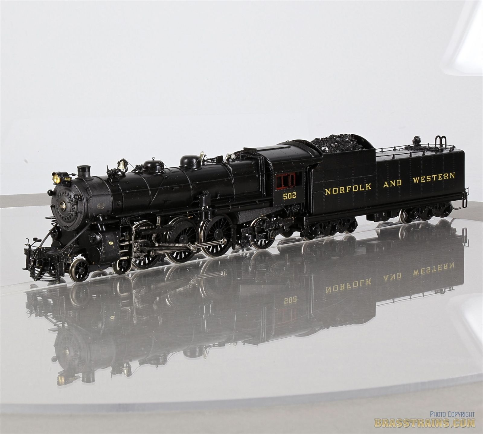 HO Scale Brass Model Train - WMC Westside N&W Norfolk & Western 4-6-2 E ...