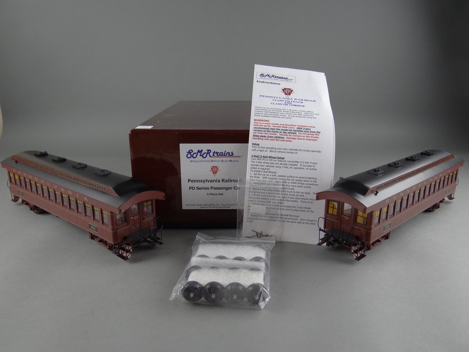 O 2- Rail/3-Rail Scale Brass Model Trains - SMR Trains PRR Pennsylvania ...