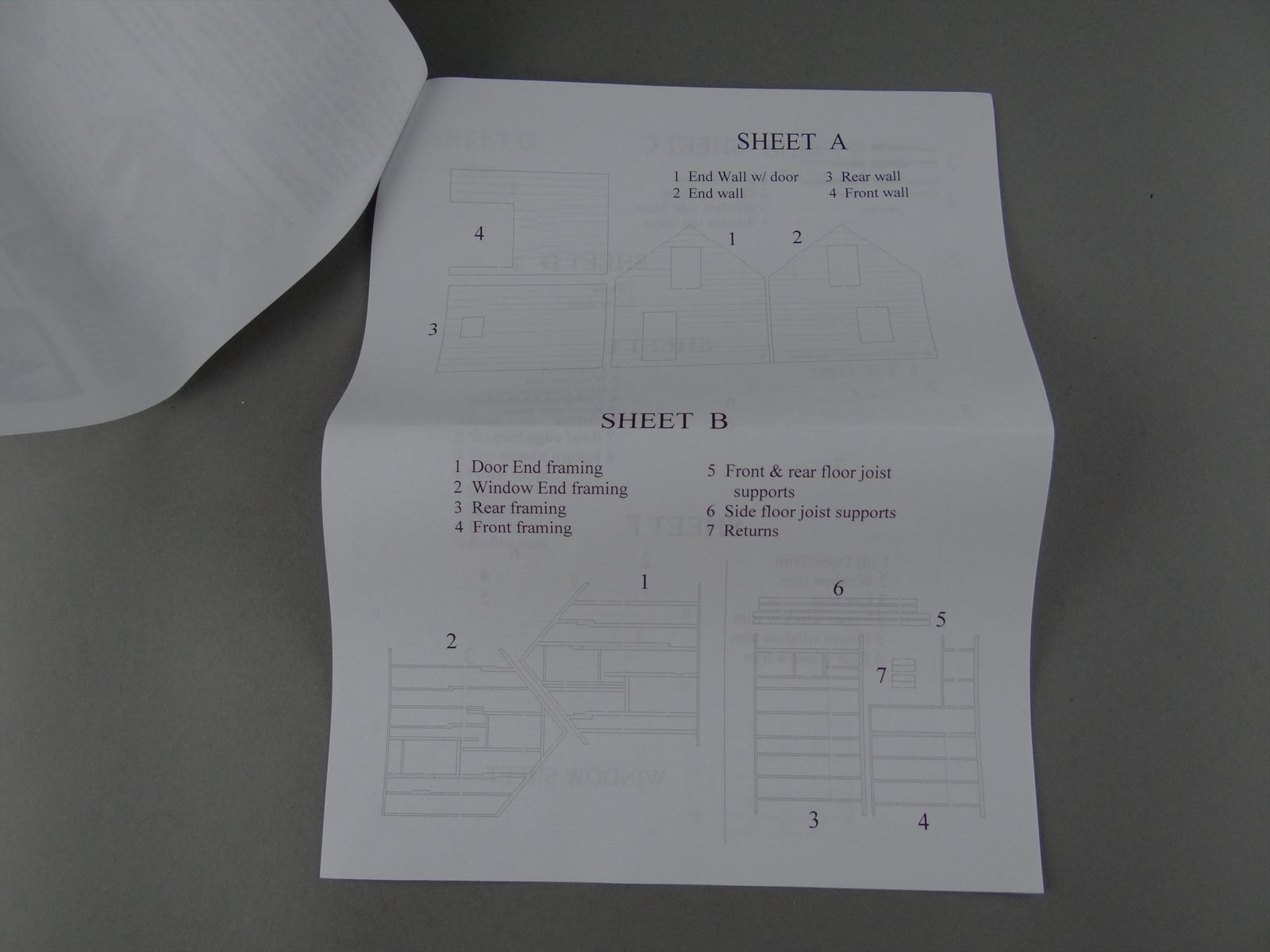O Scale Craftsman Kit - Mount Blue Model Co. #1002-a Reed's Mills ...