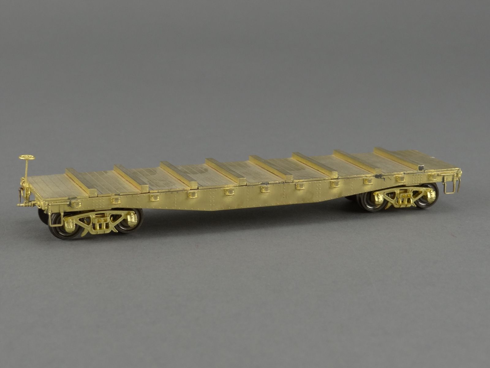HO Brass Model Train - Railworks Rutland 2700 Class Flat Car for Marble ...