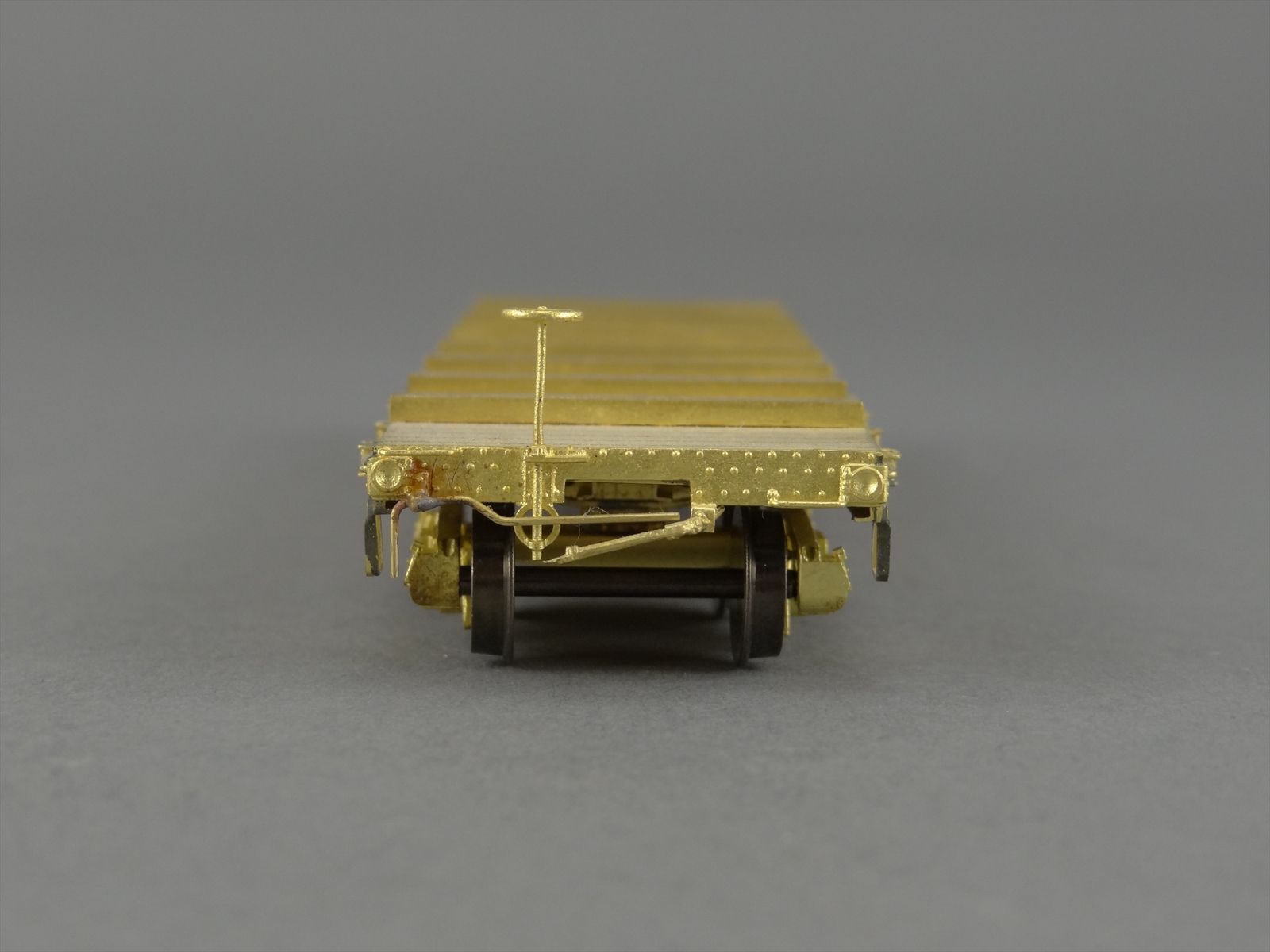 HO Brass Model Train - Railworks Rutland 2700 Class Flat Car for Marble ...