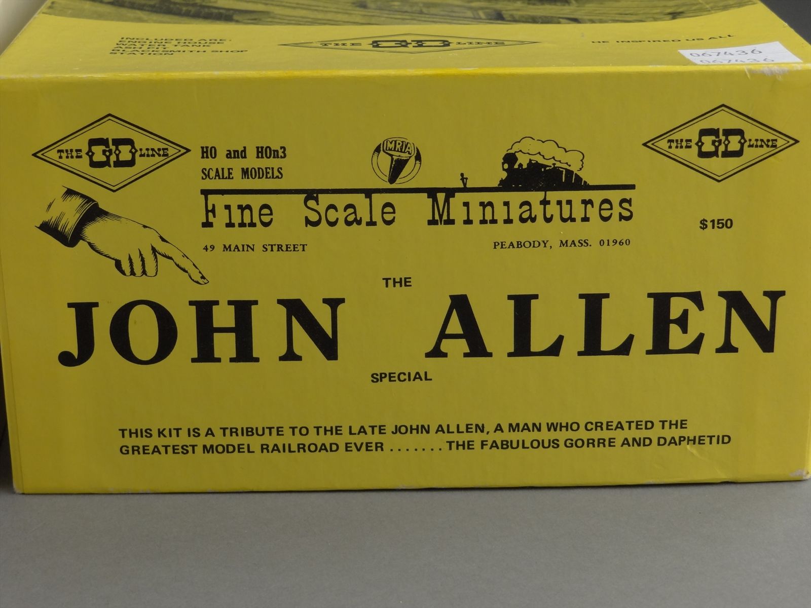 HO Scale Craftsman Kit - FSM Fine Scale Miniatures Kit John Allen ...