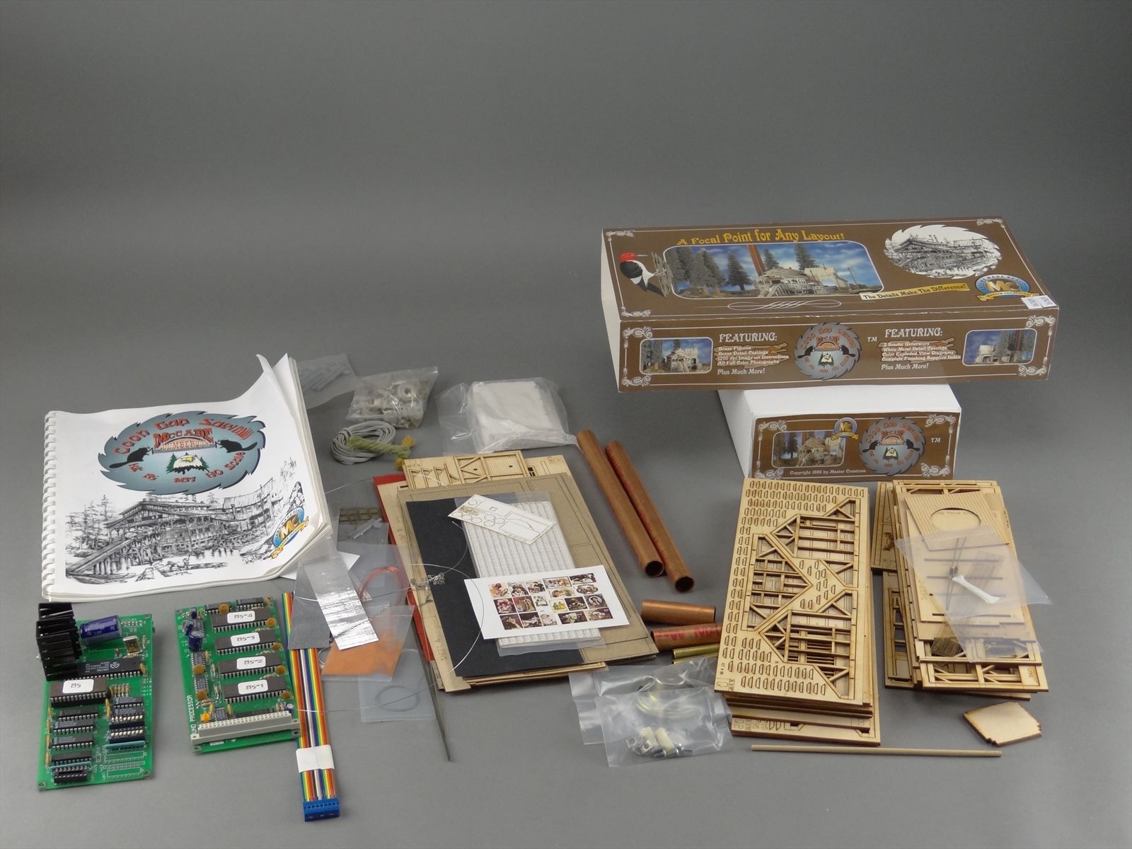 HO Craftsman Kit - Master Creations - Coon Gap Sawmill - SE with Lights ...