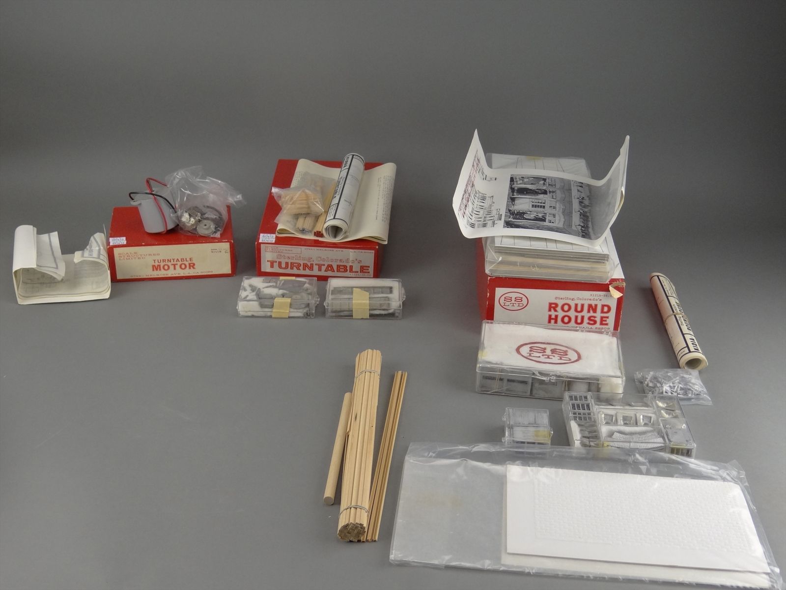 HO Scale Structures Ltd Craftsman Kit #121A, 122A, 122B - Sterling ...