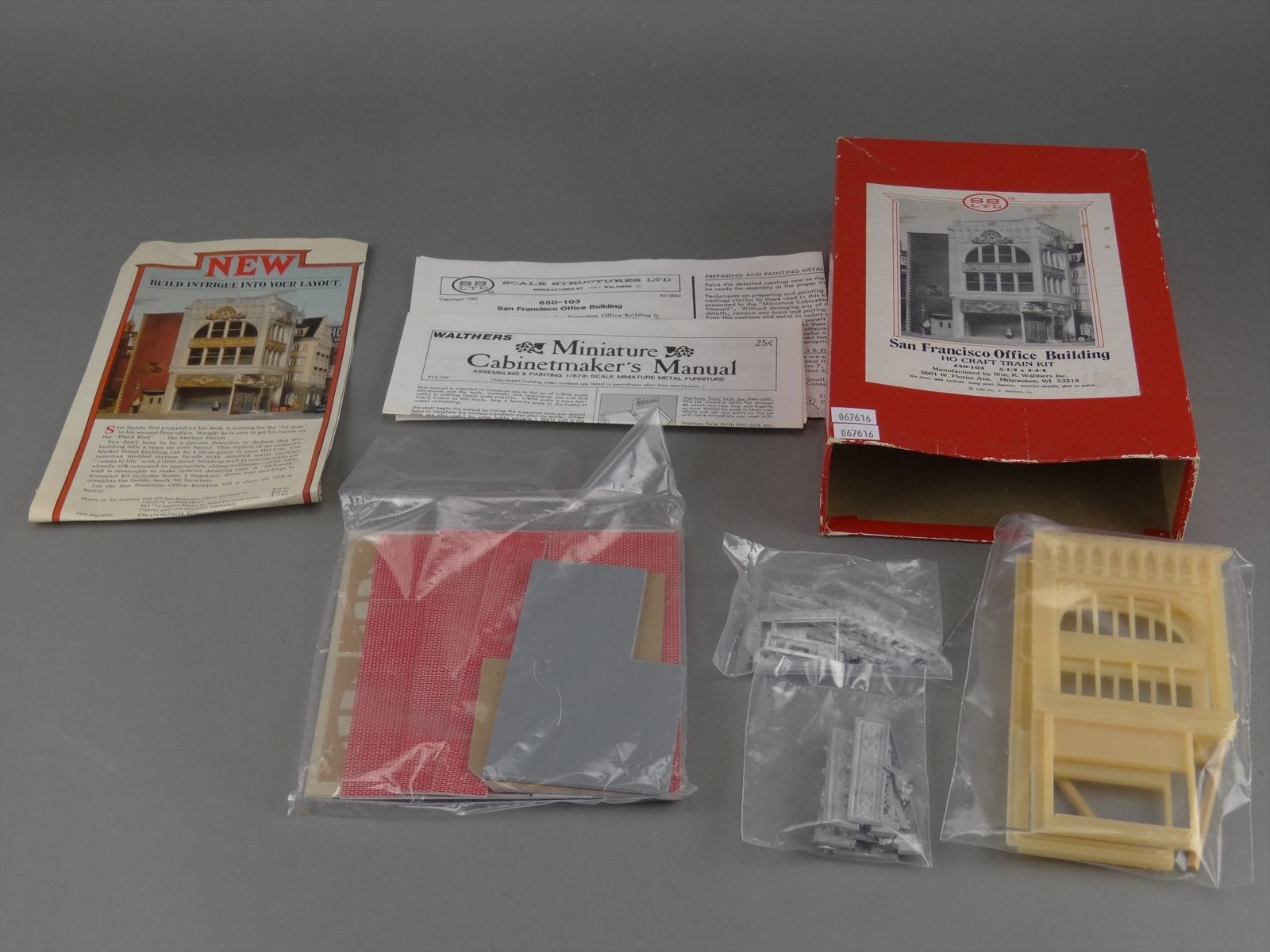HO Scale Structures Ltd Craftsman Kit #650-103 San Francisco Office ...