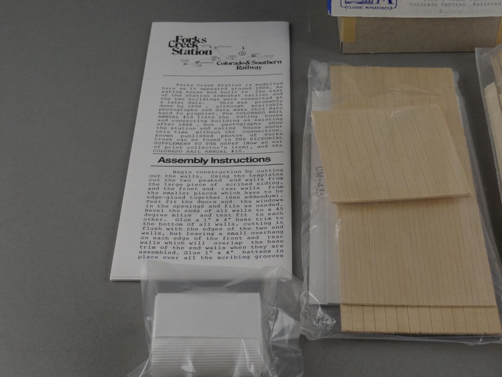 O Scale Craftsman Kit - CM Classic Miniatures 71141 - Forks Creek ...