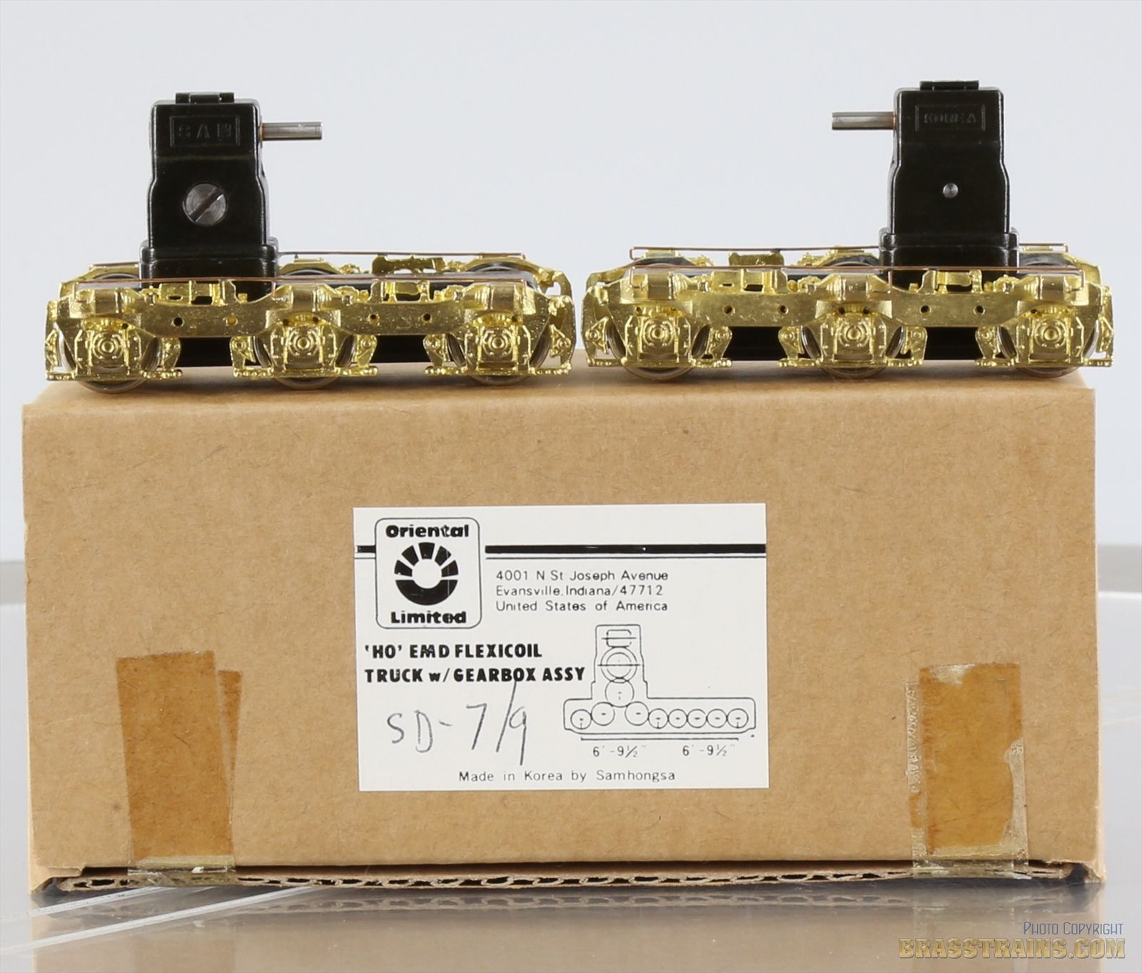 HO Oriental Limited - Samhongsa - EMD Flexicoil Truck W/ Gearbox ...