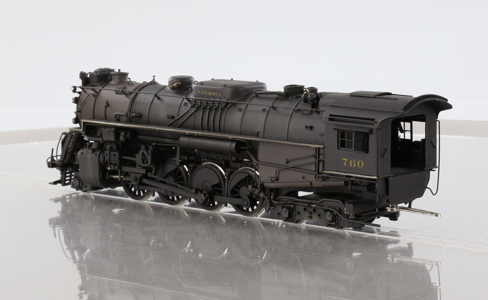 HO Brass Model Train - KEY NKP Nickel Plate 2-8-4 S-2/3 Berkshire #765 ...