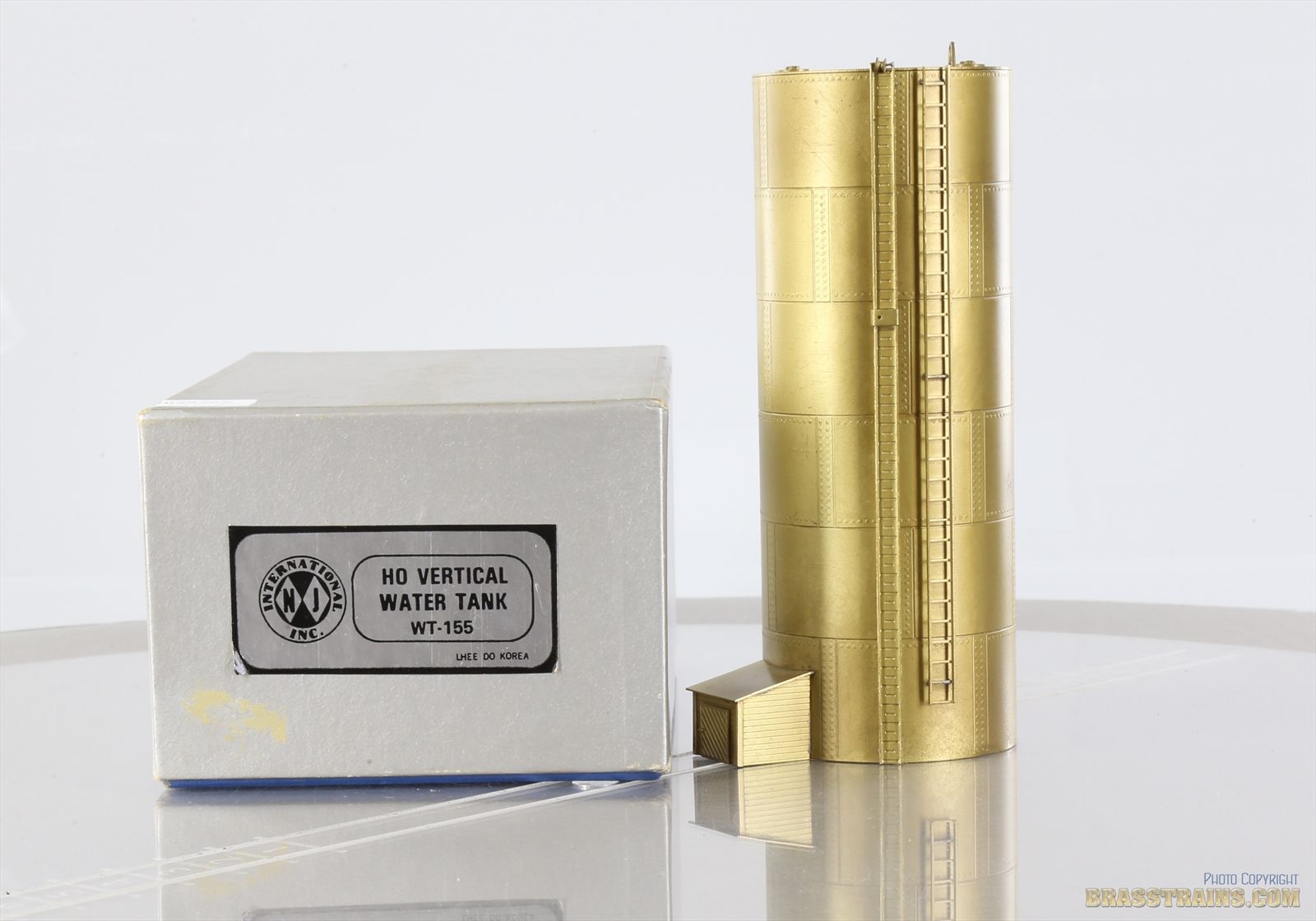 HO Scale Brass Model Structure - NJ Custom Brass WT-155 Vertical Water ...