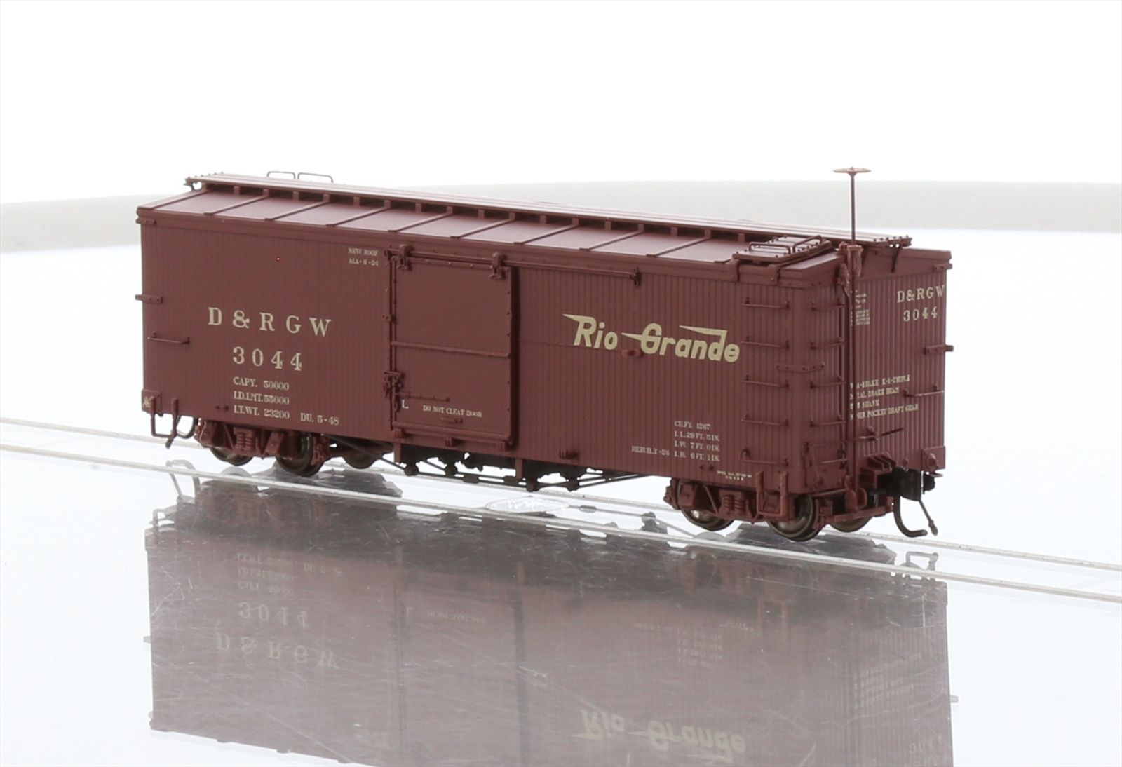 HOn3 Scale Model Freight Car Blackstone PN B340102 D&RGW Rio Grande ...