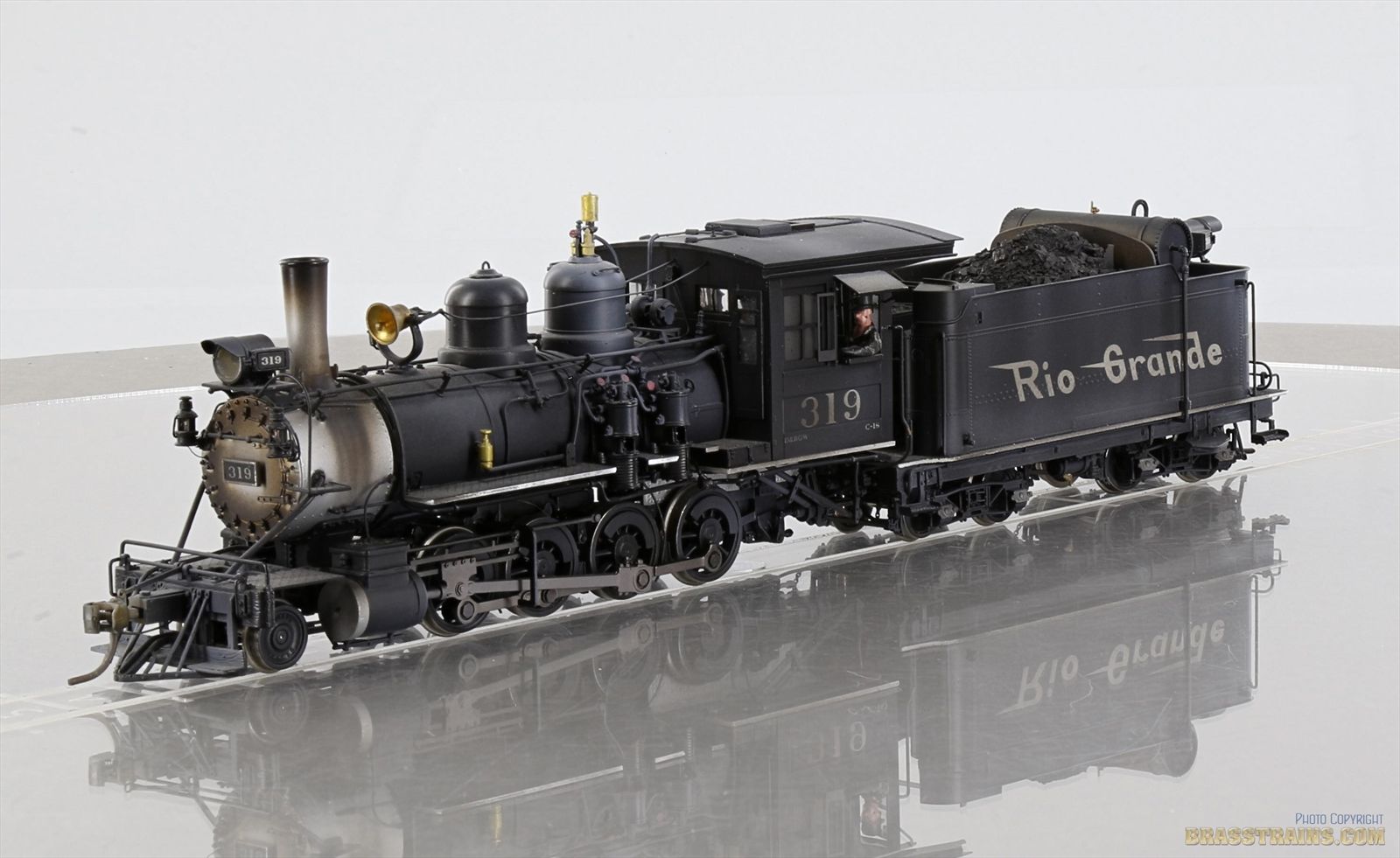 Sn3 Scale Brass Model Steam Locomotive - PBL Foreground Milestone D&RGW ...