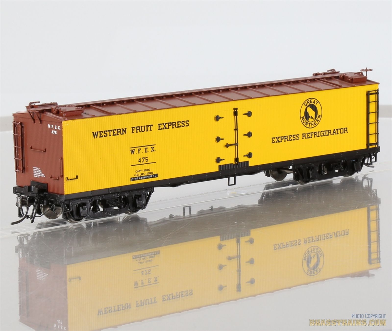 HO Scale Brass Model Freight Car - SSL GNEX04 Shoreham Shops GN Great ...