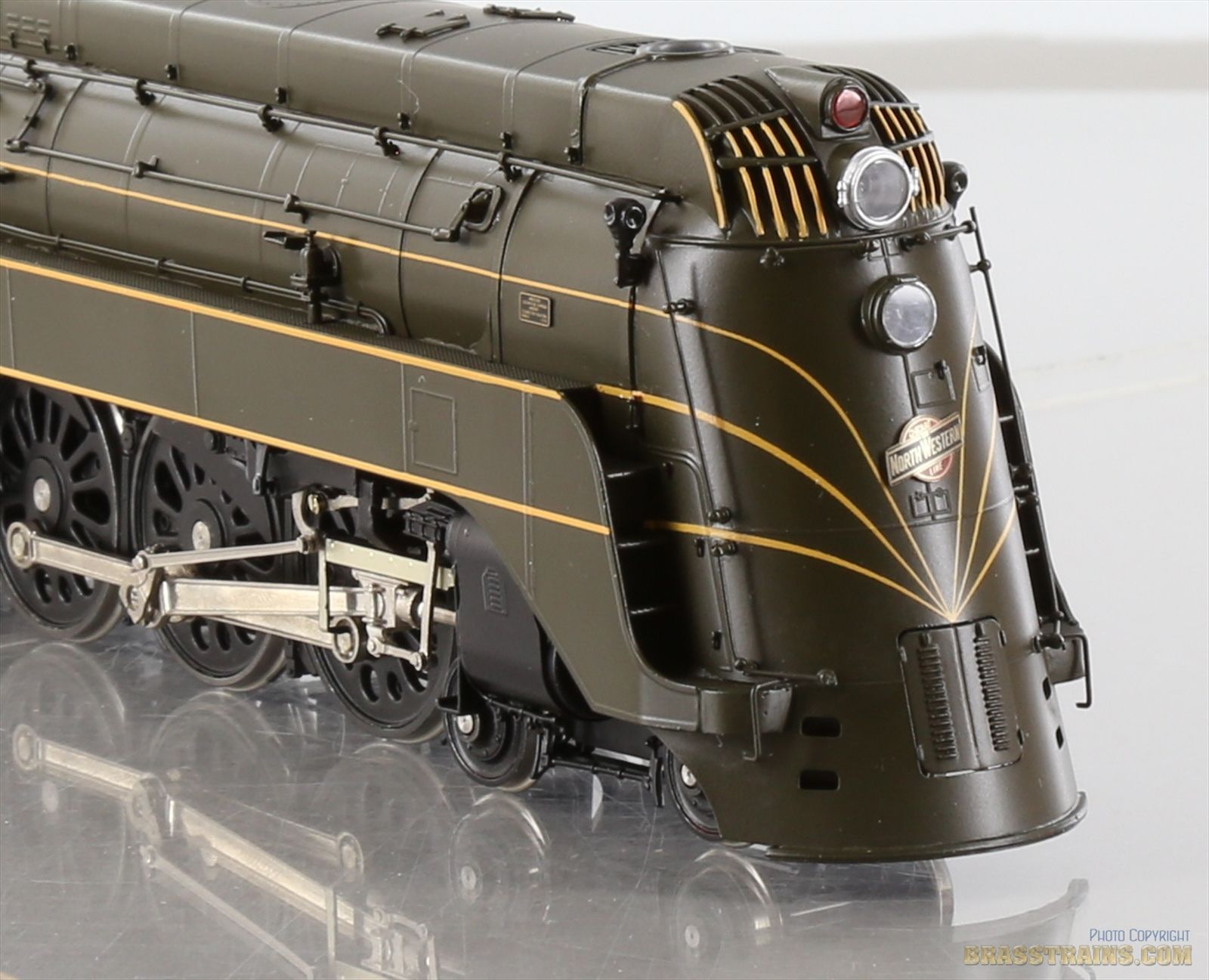 HO Brass Model Train - CIL 2270.1 Challenger C&NW 4-6-4 E-4 #4008 ...