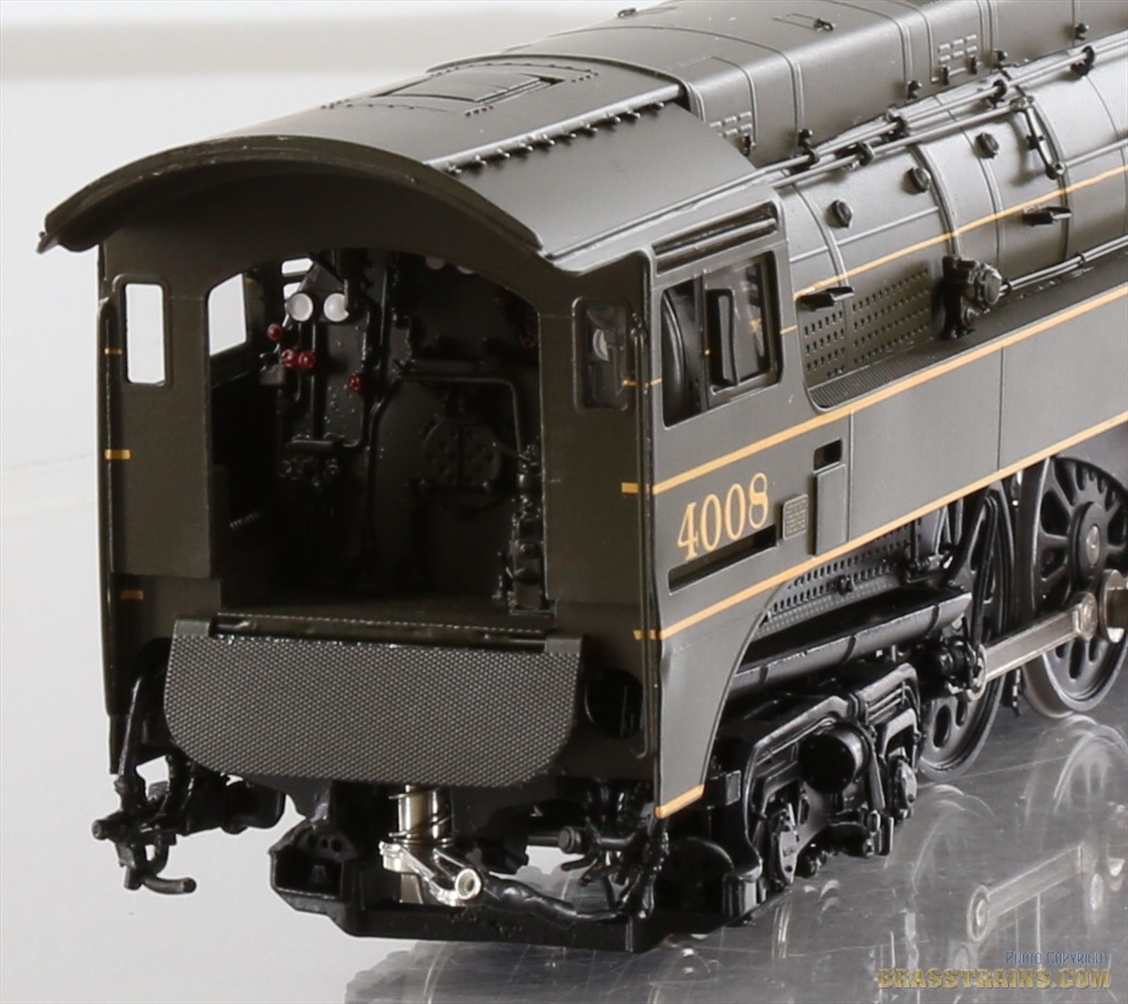 HO Brass Model Train - CIL 2270.1 Challenger C&NW 4-6-4 E-4 #4008 - Coal / Streamlined