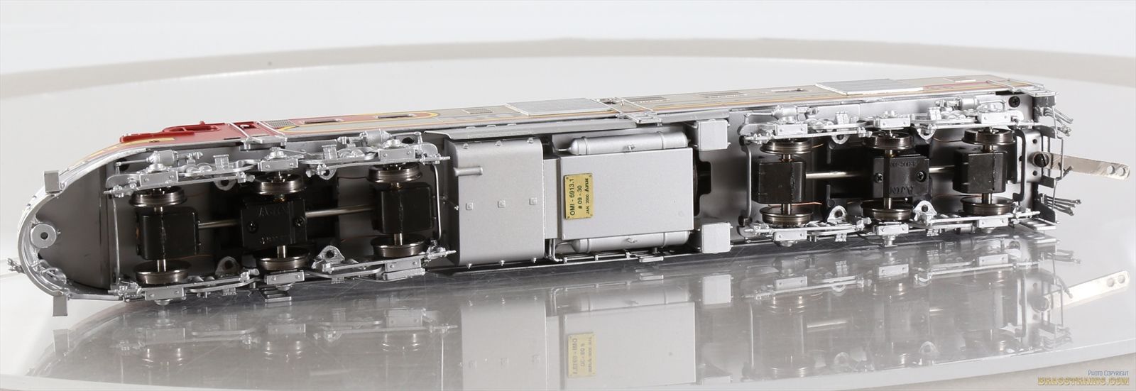 HO Brass Model Train - OMI 6913.1 ATSF Santa Fe DL-109/110 Diesel Set ...