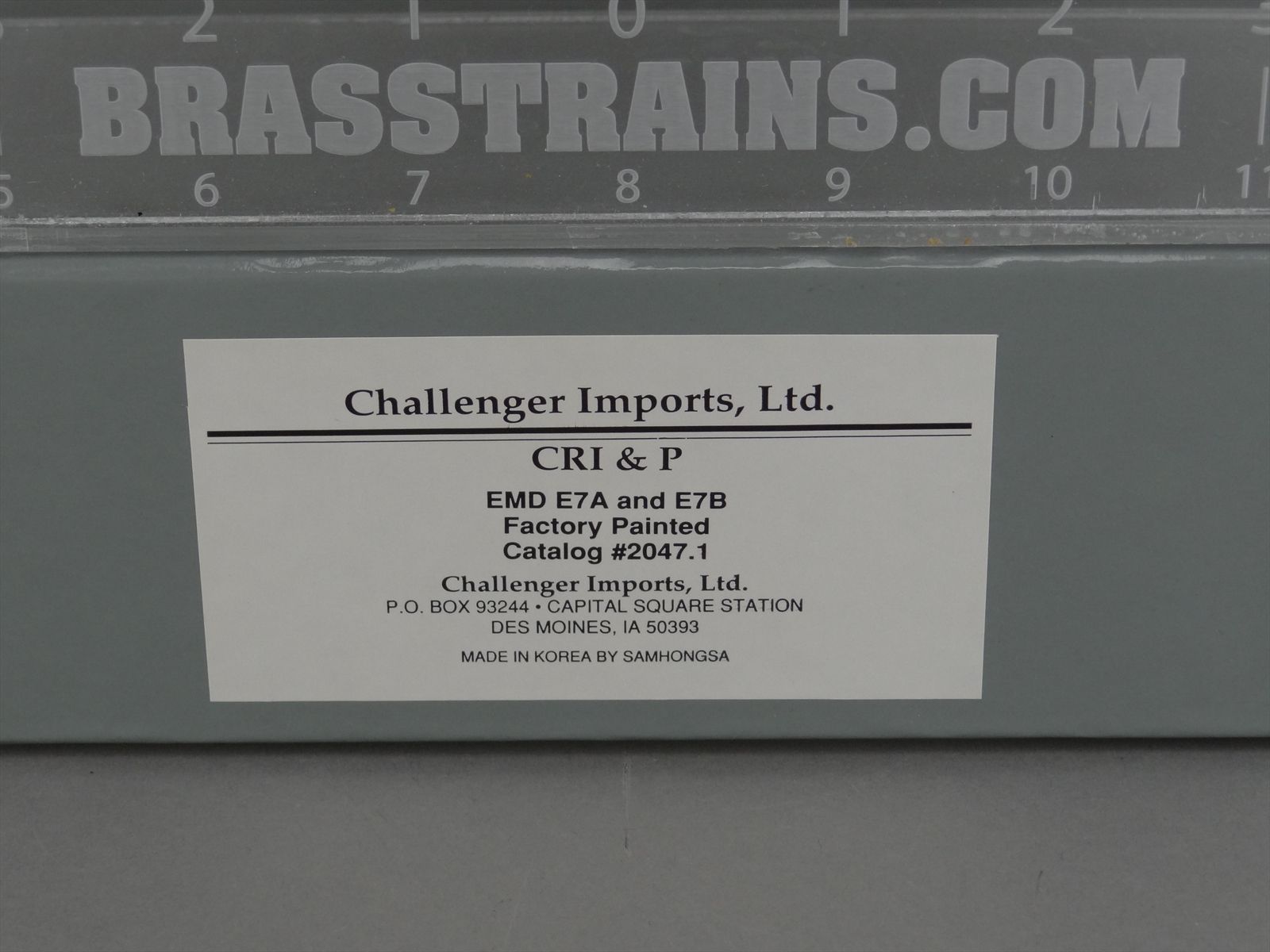 HO Scale Brass Model - CIL 2047.1 CRI&P Rock Island The Rocket EMD E7A E7B Set #633 - F/P