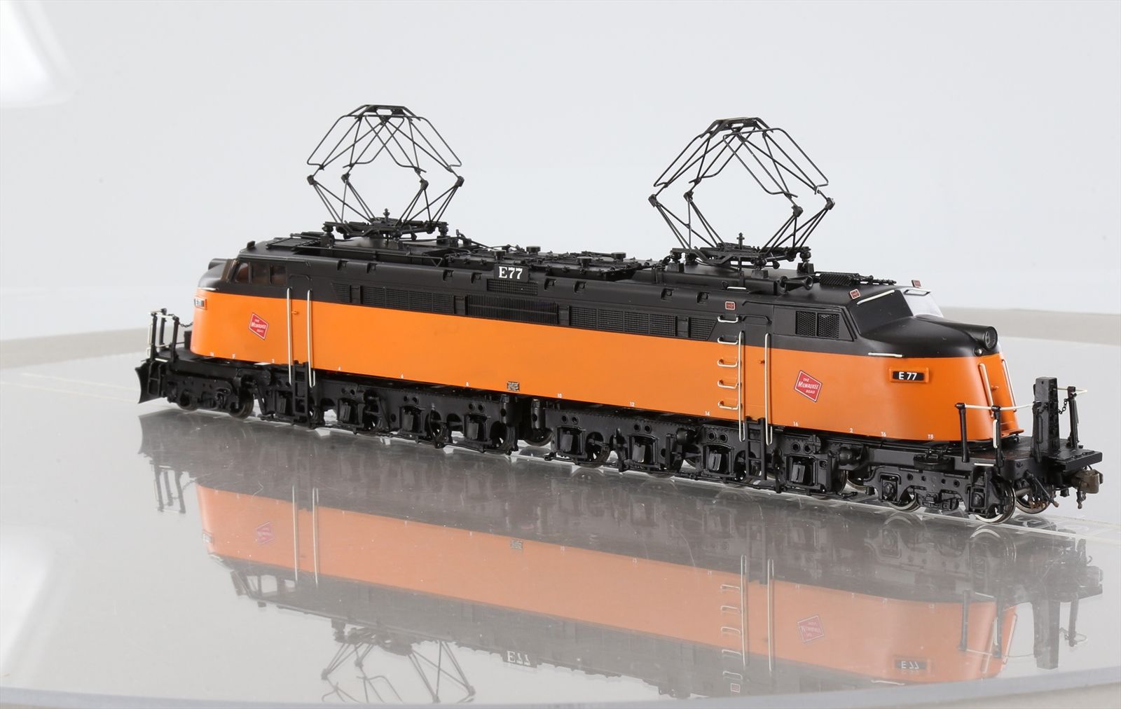 HO Scale Brass Model Train - OMI 6286.1 Overland MILW Milwaukee Little Joe Freight Electric #E77 ...