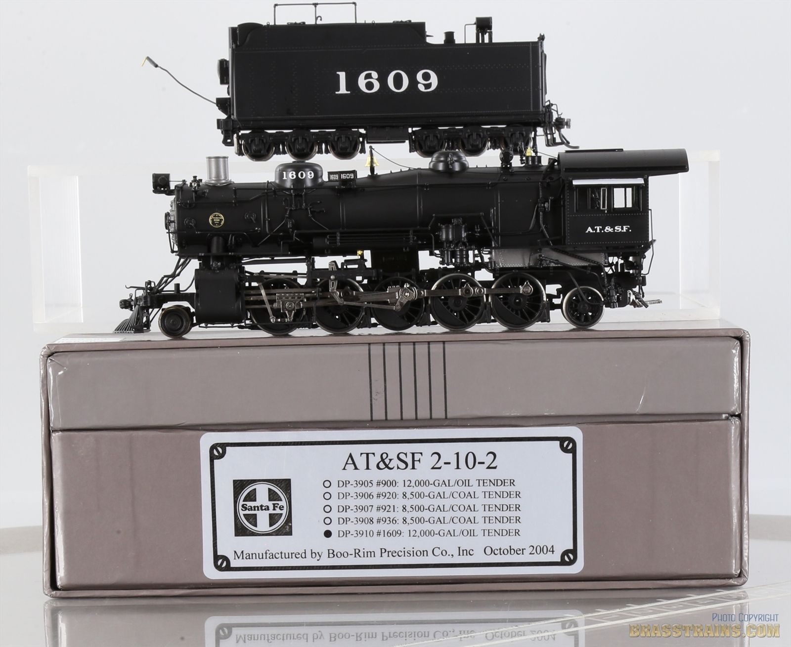 HO Scale Brass Model Train - DP Division Point DP-3910 ATSF Santa Fe 2 ...