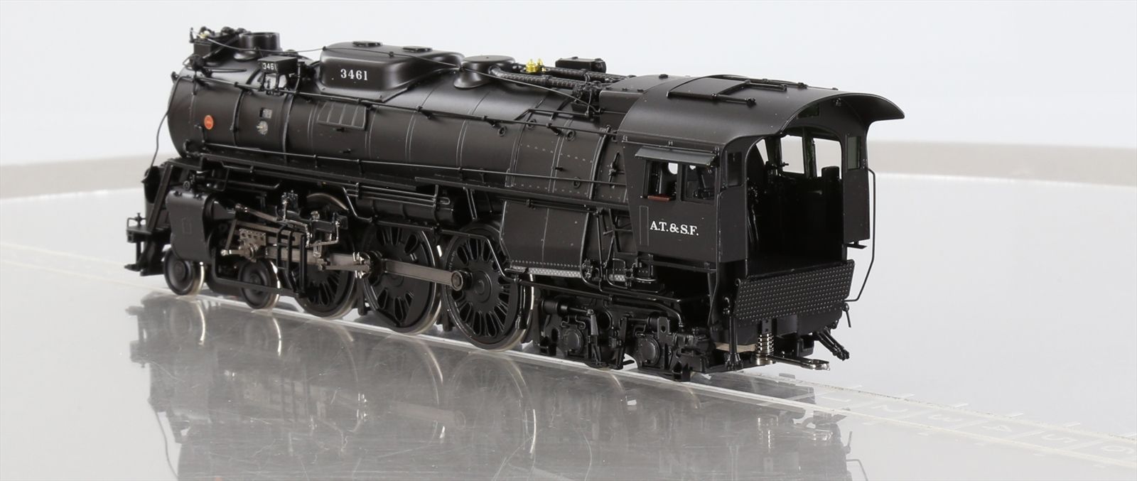 HO Brass Model GPM-3461 Glacier Park Models ATSF Santa Fe 4-6-4 #3461 ...