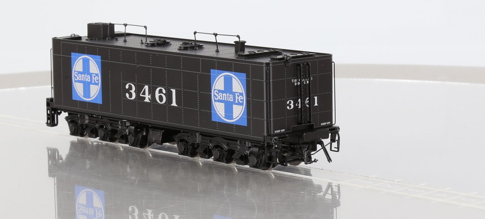 HO Brass Model GPM-3461 Glacier Park Models ATSF Santa Fe 4-6-4 #3461 ...