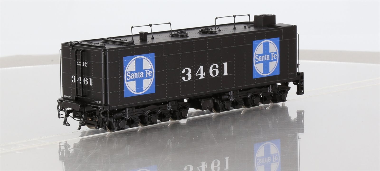 HO Brass Model GPM-3461 Glacier Park Models ATSF Santa Fe 4-6-4 #3461 ...