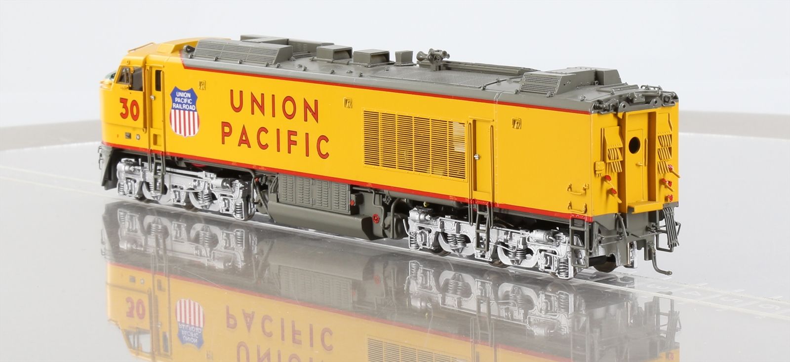 HO Brass Model Train - OMI 6510.1 Overland UP Union Pacific 3-Unit Gas ...