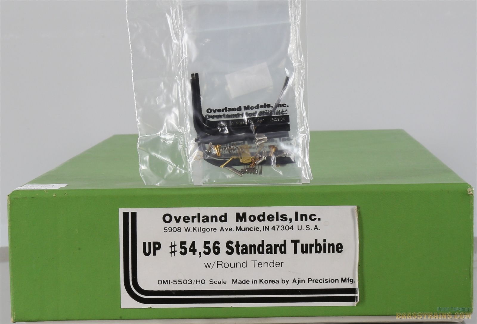HO Scale Brass Model Turbine - OMI 5503 UP Union Pacific Standard ...