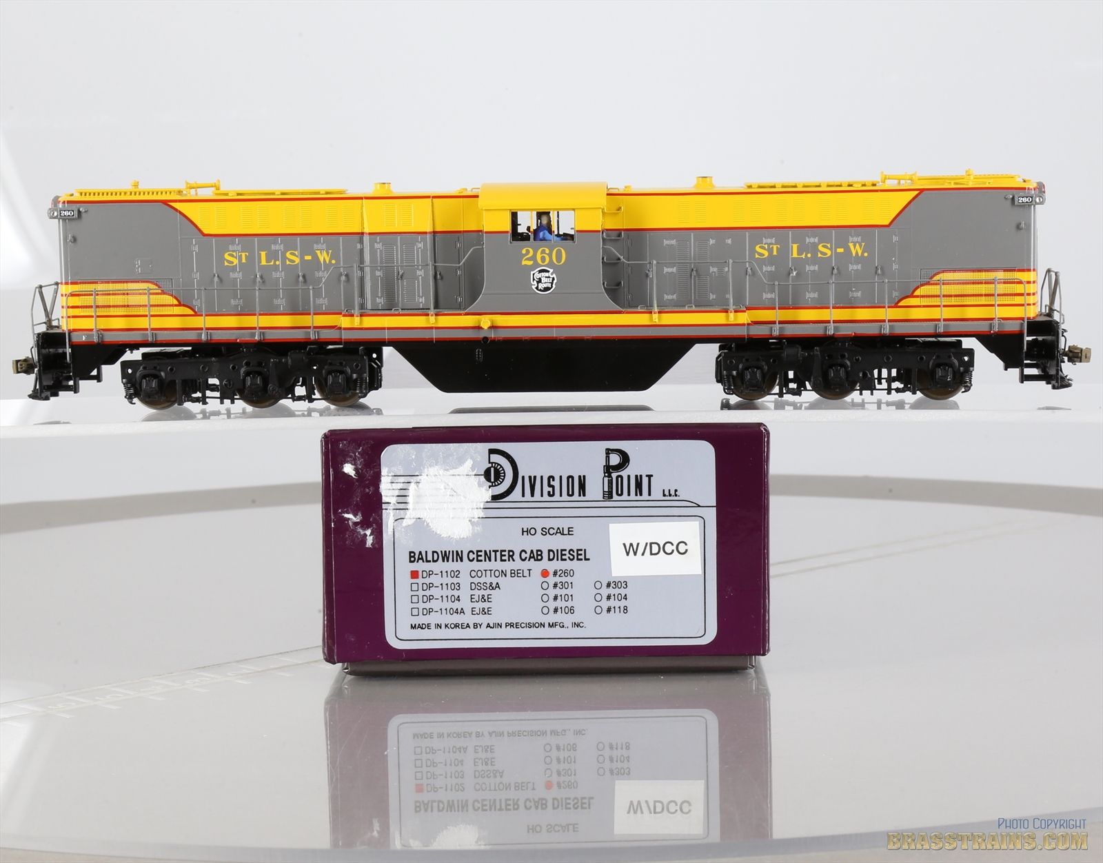 HO Brass Model - DP Division Point SSW Cotton Belt Baldwin Center Cab ...