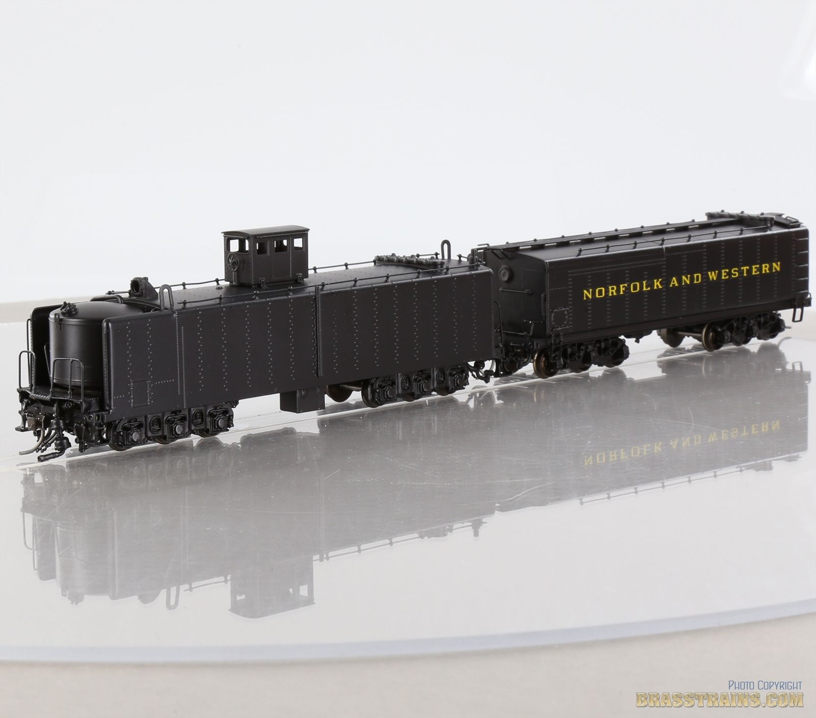HO Brass Model Train - ALCO Models D-168 N&W Norfolk & Western Jawn ...
